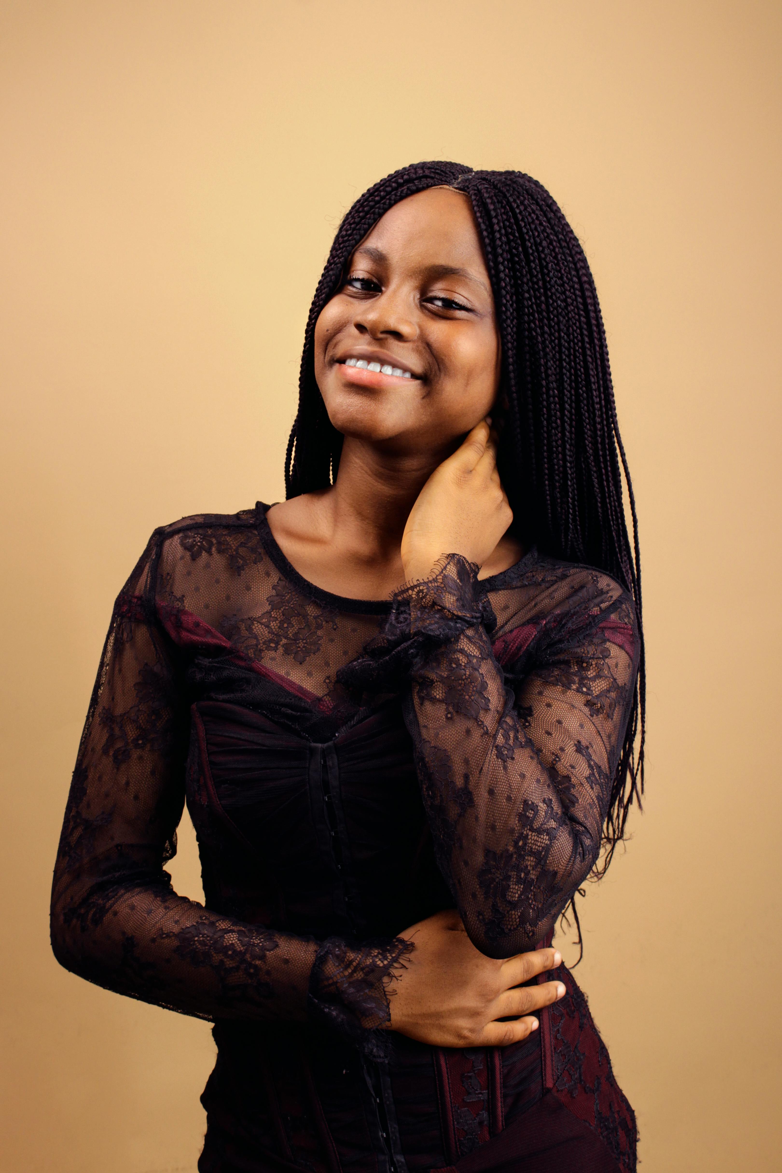 Portrait of a Topless Model · Free Stock Photo