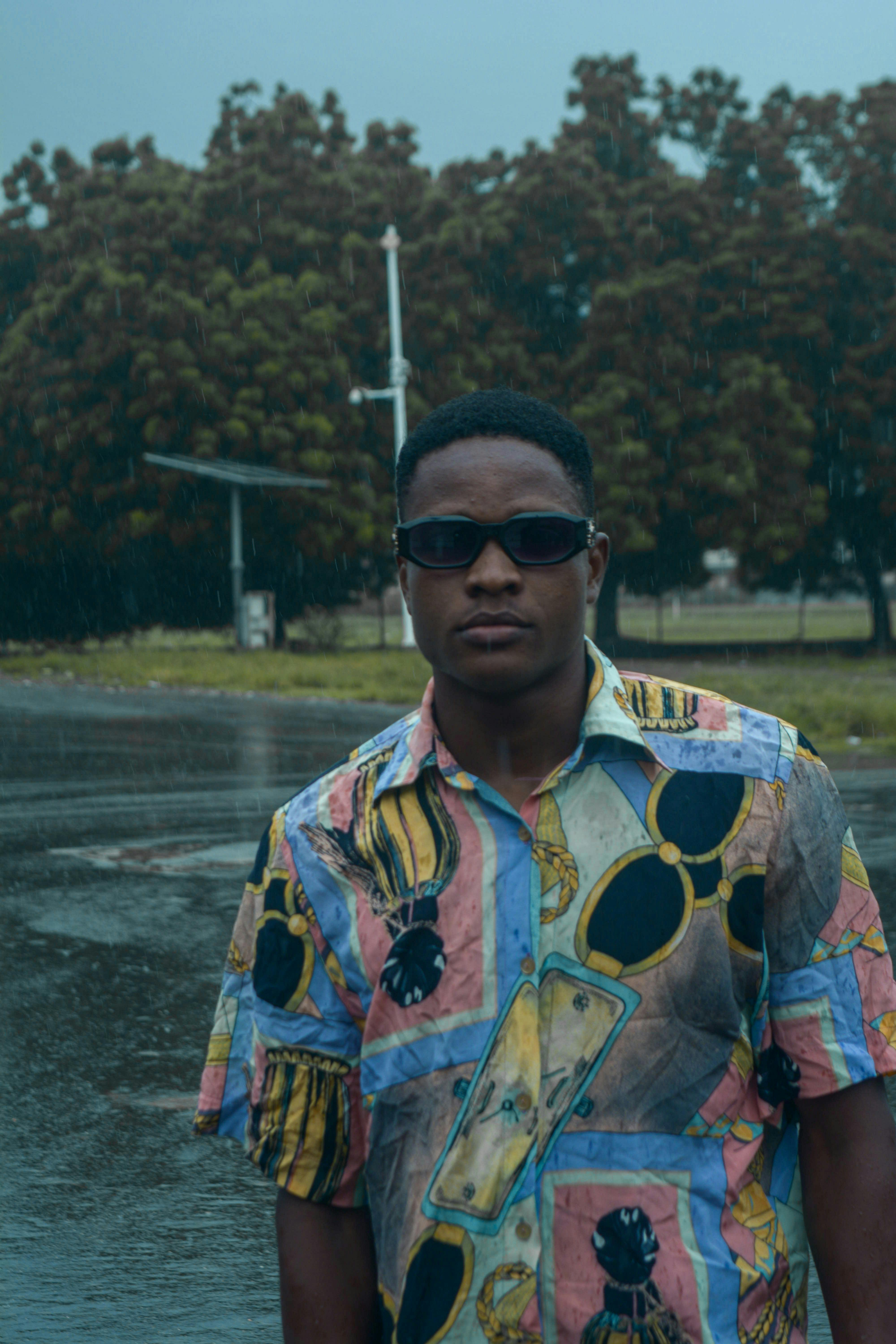 Funky Man with Headphones Making Hearing Gesture · Free Stock Photo