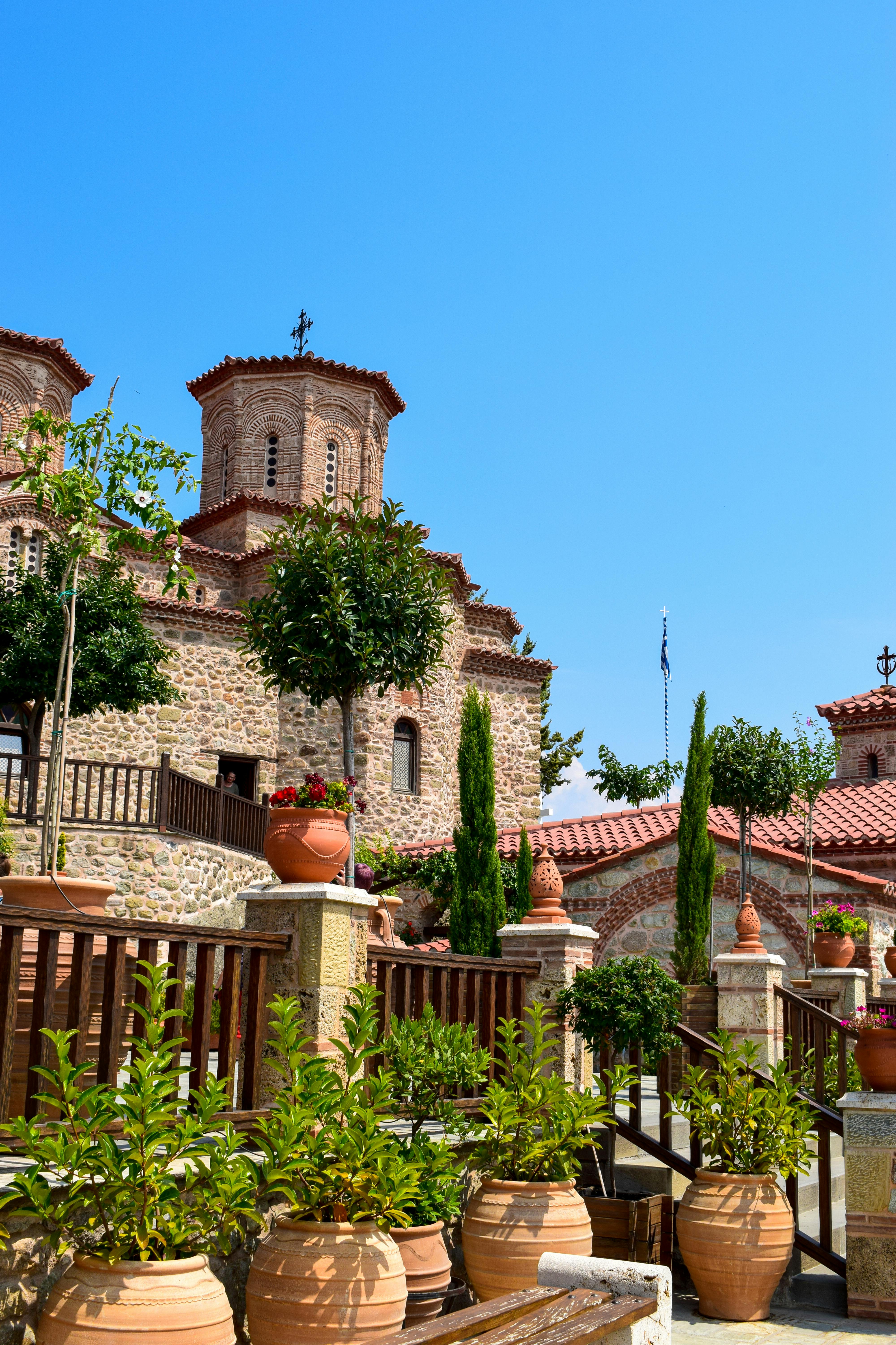 Greenery Near Monastery of Varlaam in Greece · Free Stock Photo