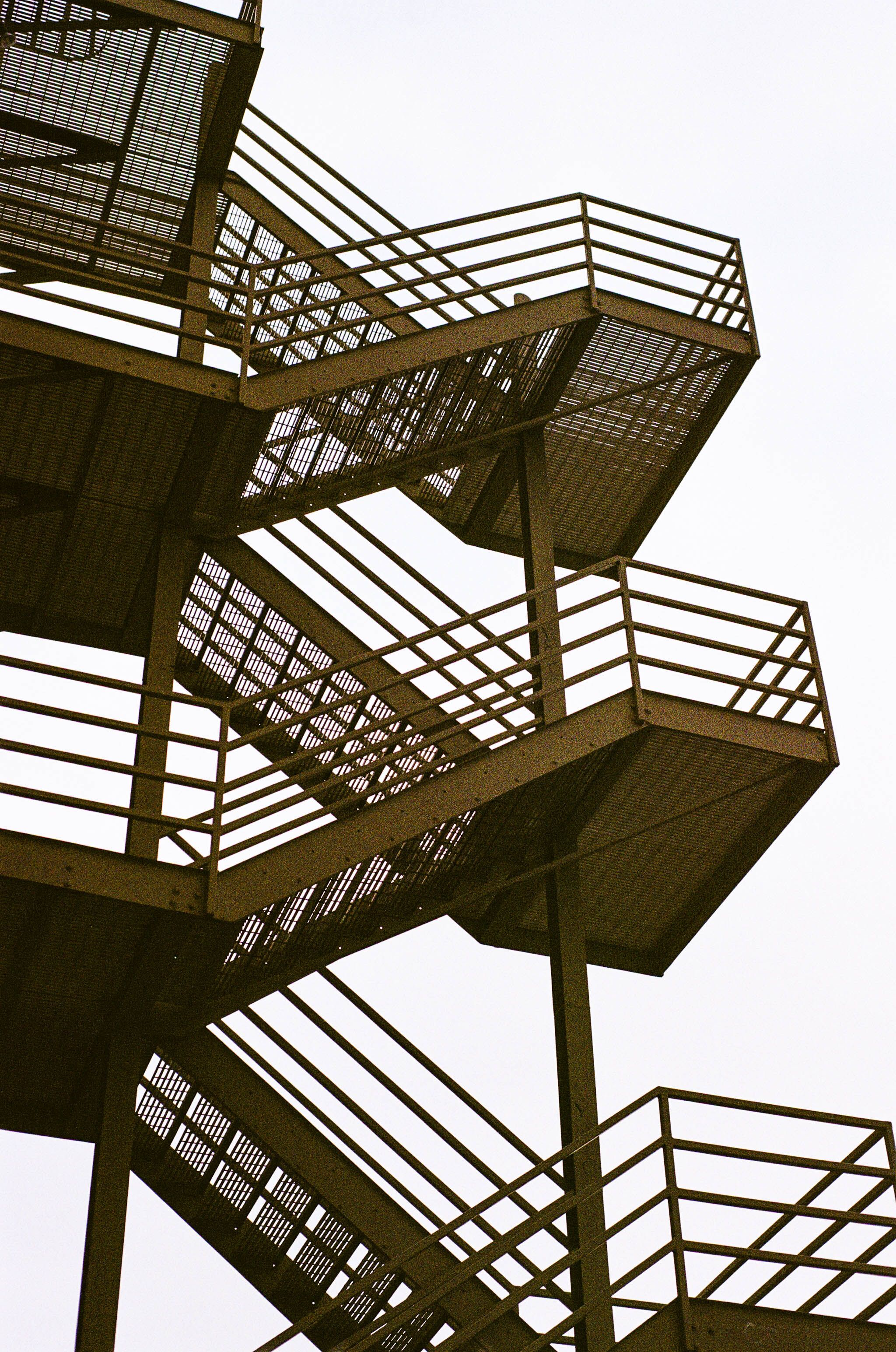 Outdoor Steel Staircase · Free Stock Photo