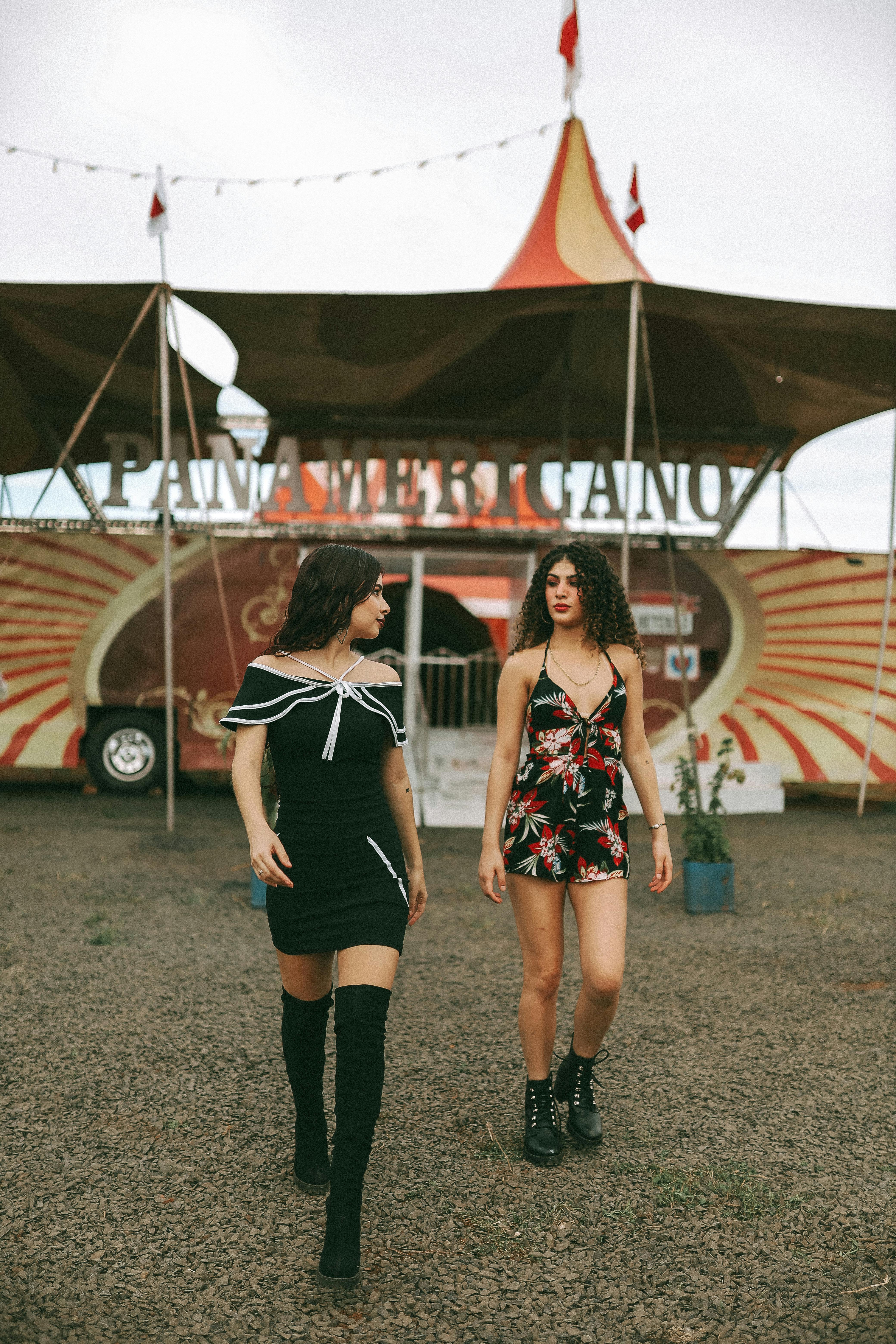 Walking Women in Circus · Free Stock Photo