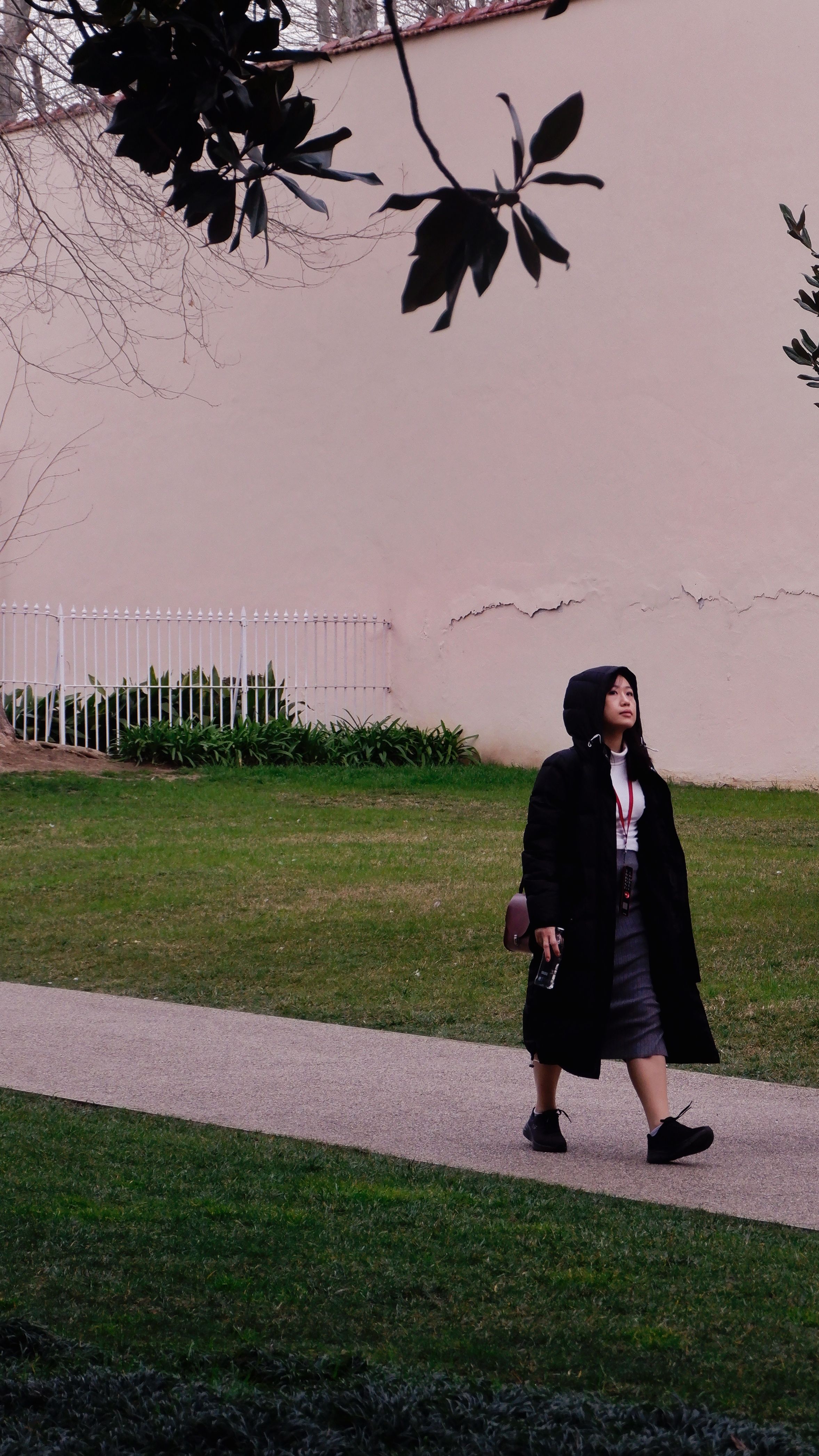 Girl Walking on Path near Park · Free Stock Photo