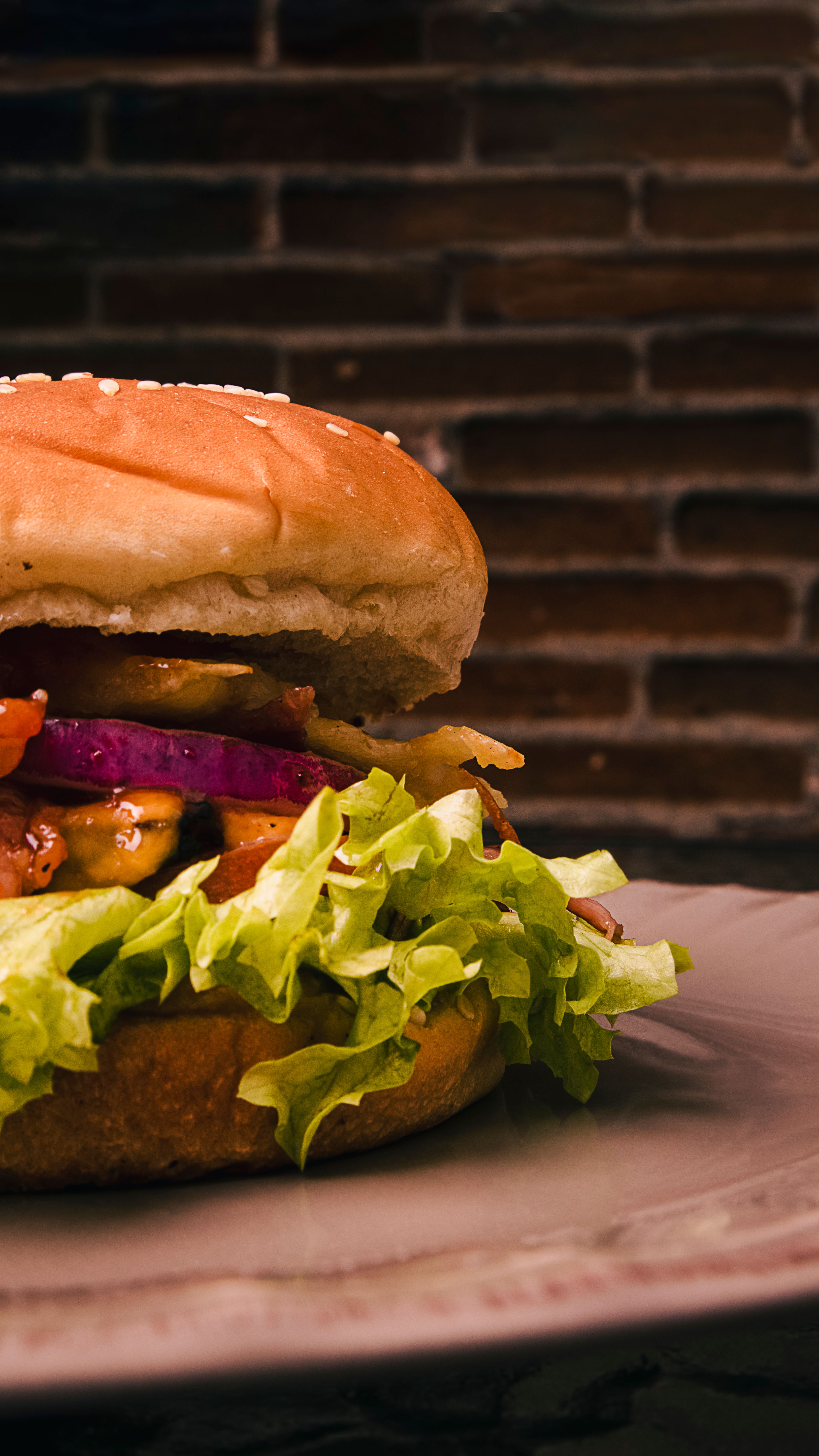 Close up of Hamburger · Free Stock Photo