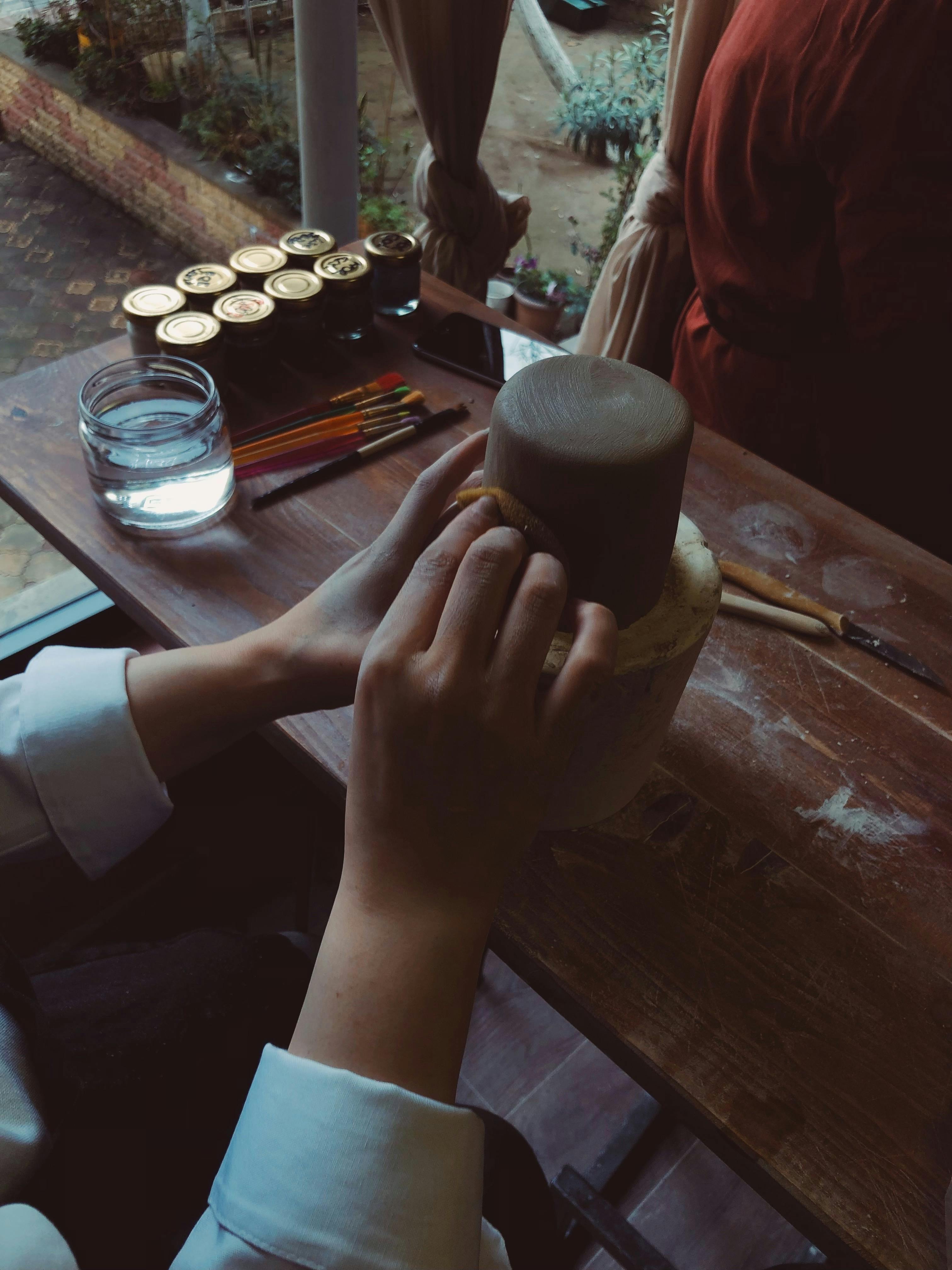 Hands on Table · Free Stock Photo