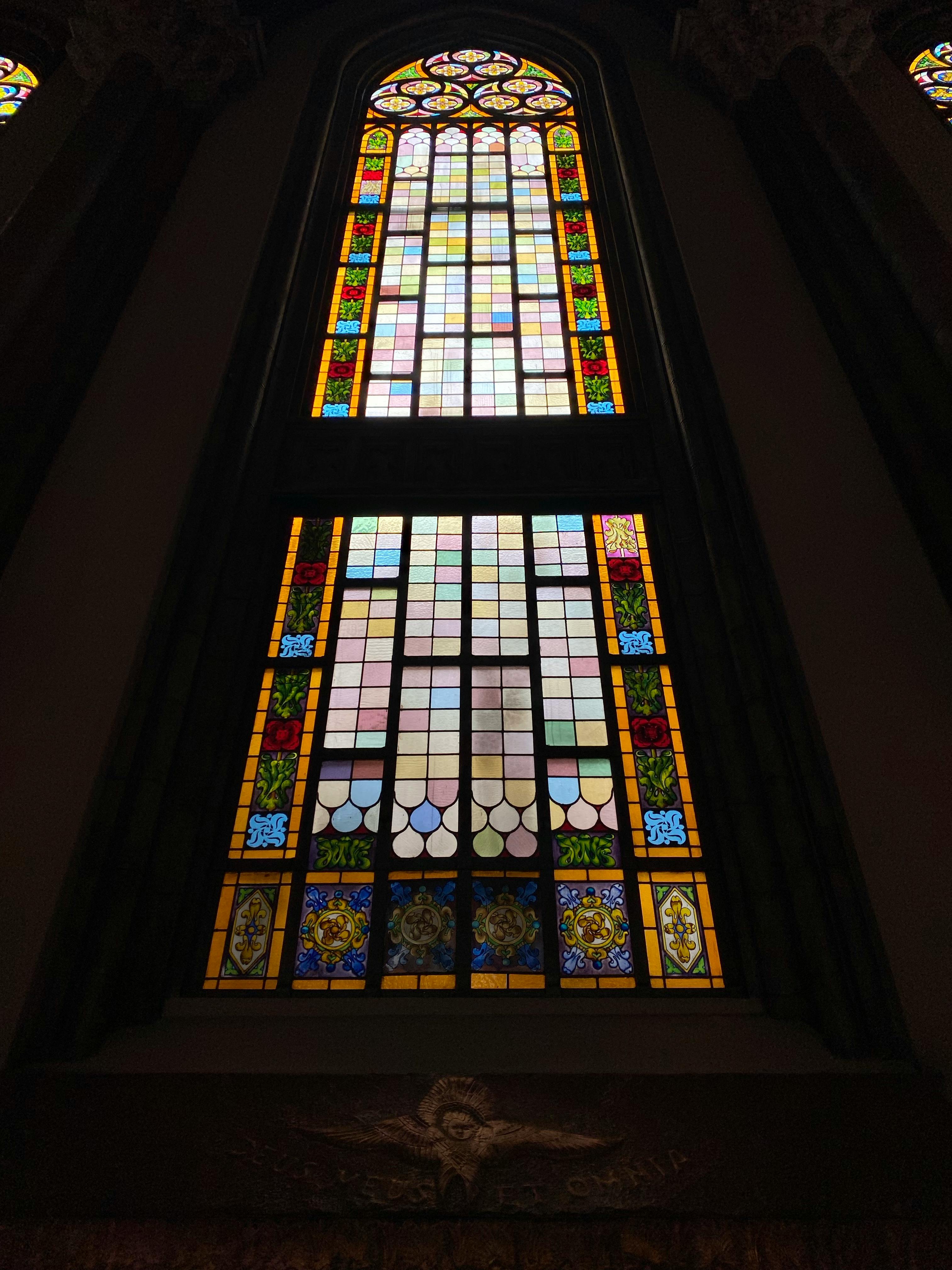 Stained Glass Window in Church · Free Stock Photo