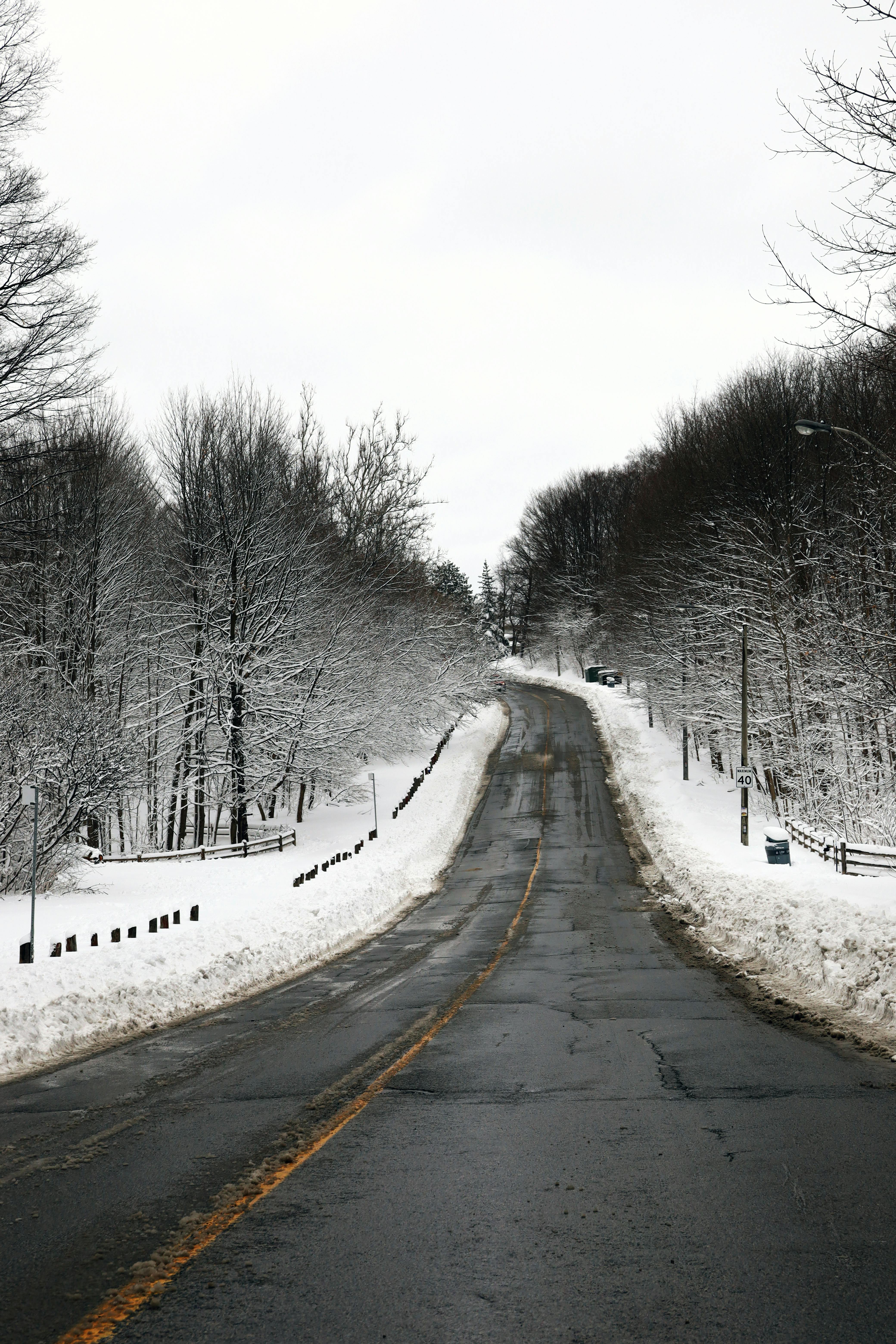 Photography of Roadway During Winter · Free Stock Photo