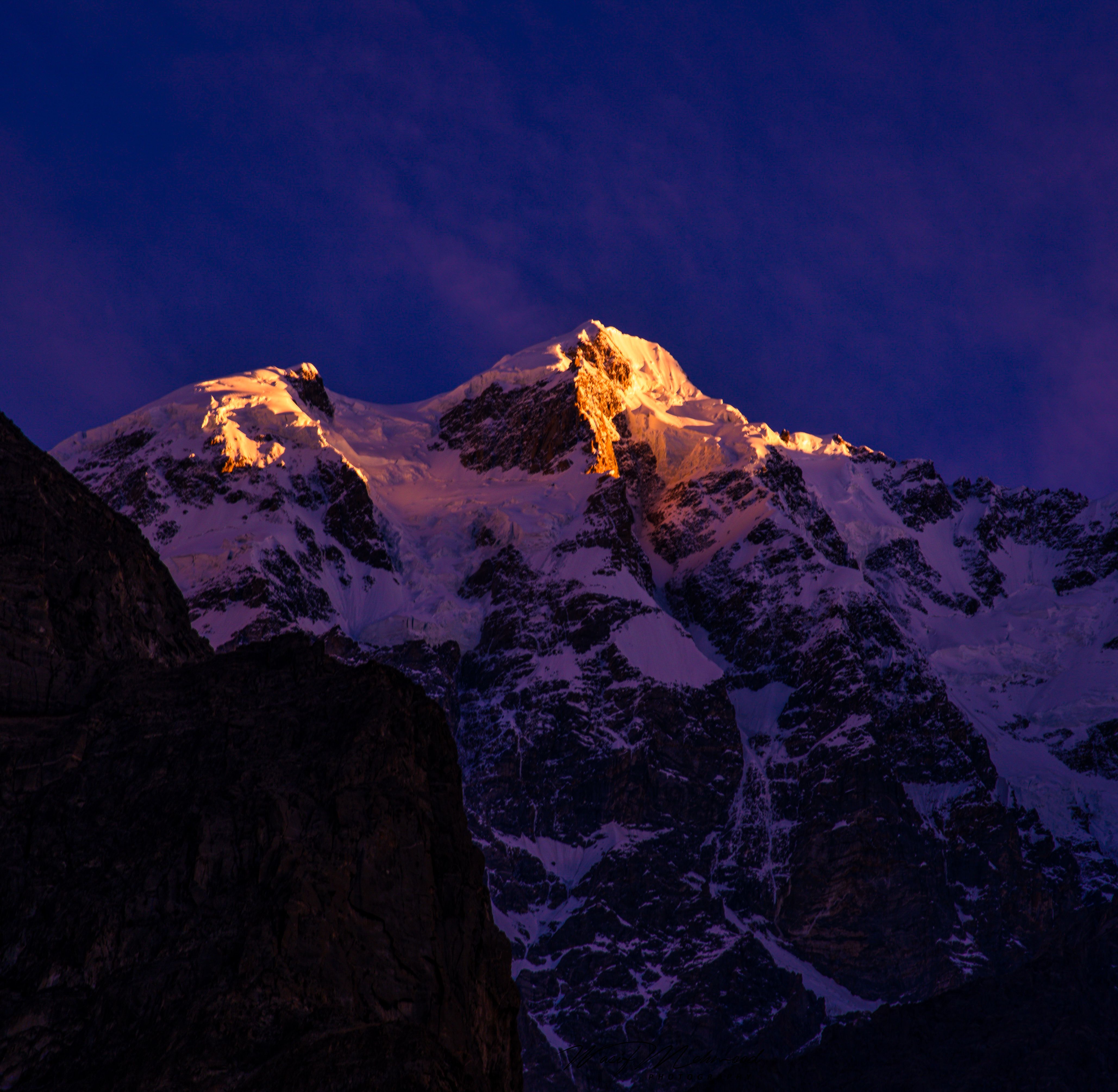 Sunlight Shining on Mountain Peaks · Free Stock Photo