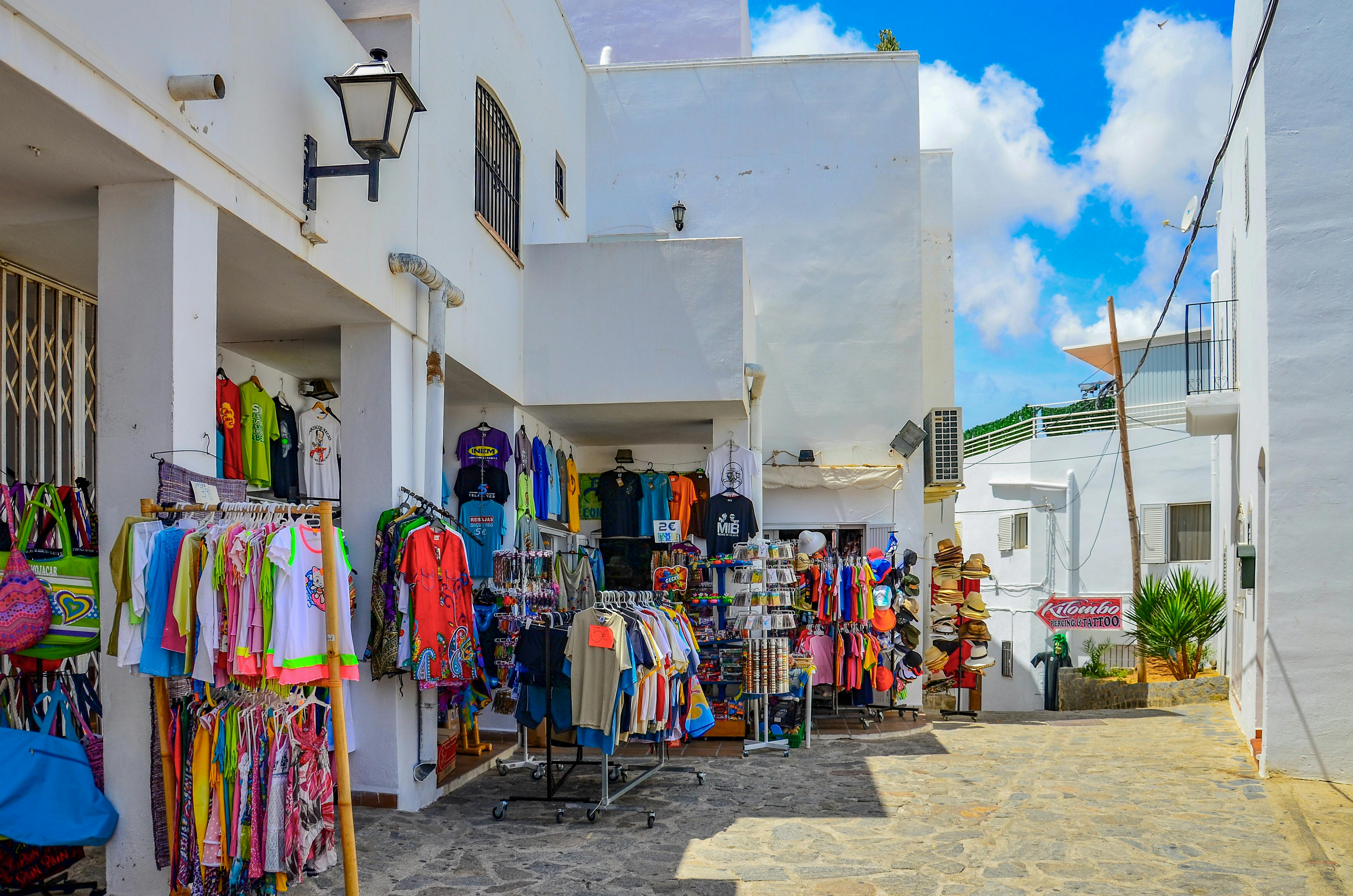 Sidewalk Shop Display · Free Stock Photo