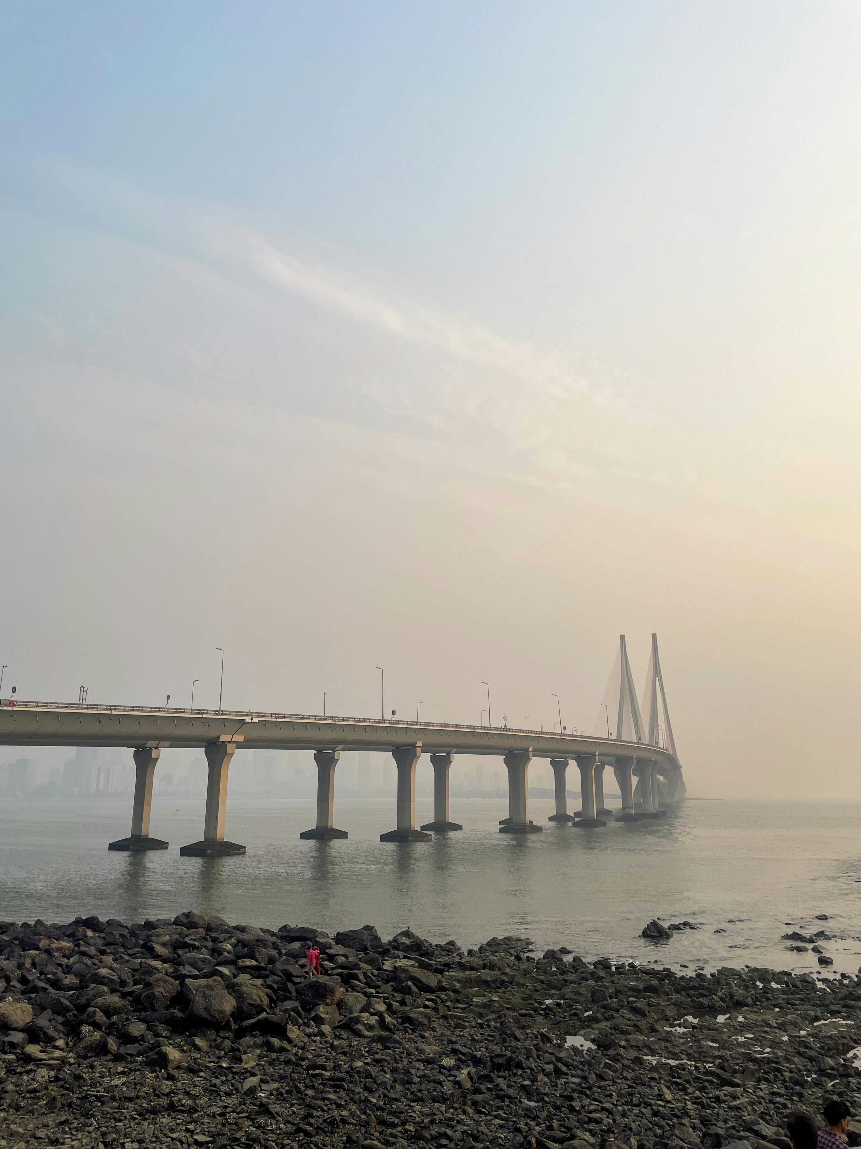 Bridge on Sea Shore · Free Stock Photo