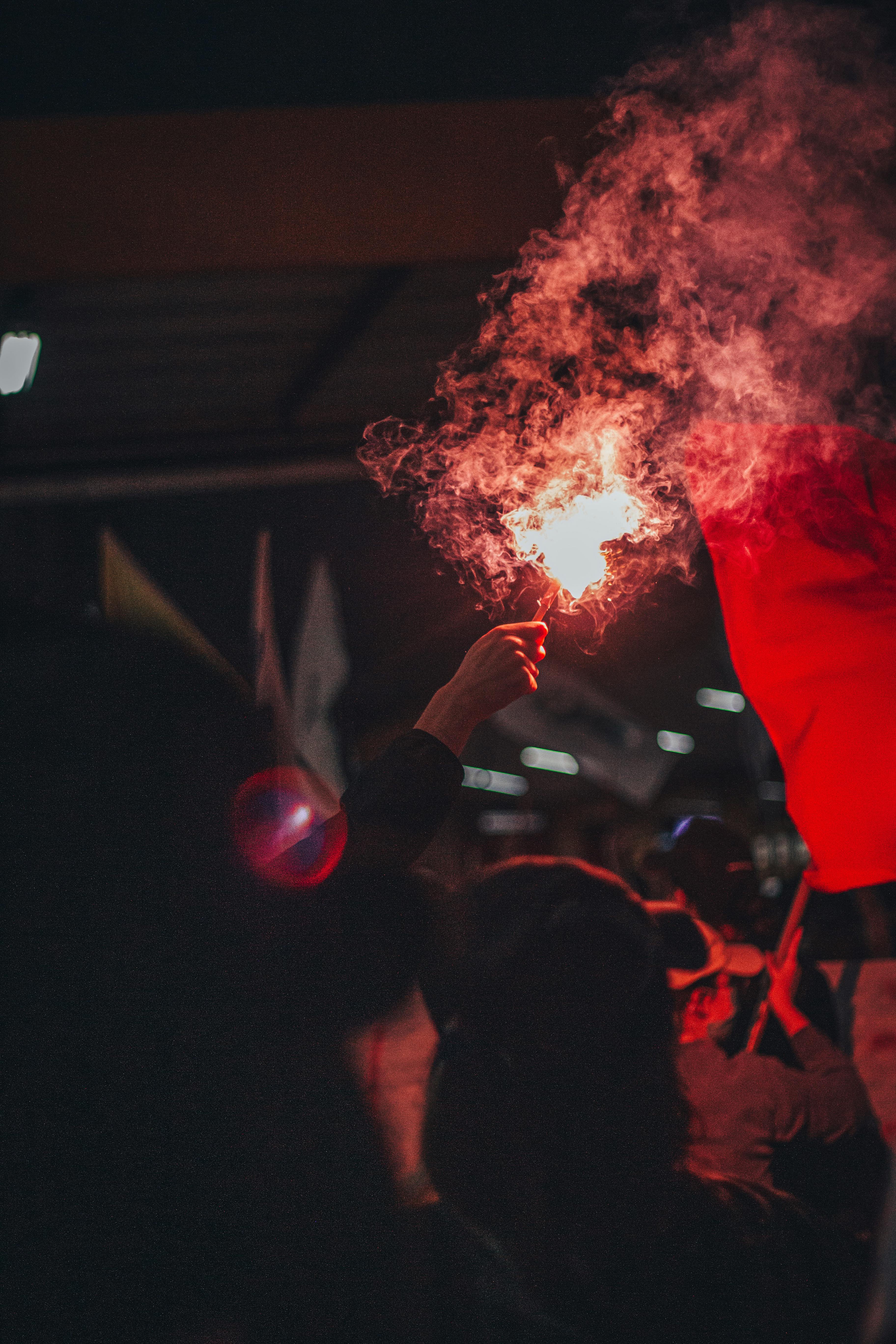 People with Flare at Night · Free Stock Photo