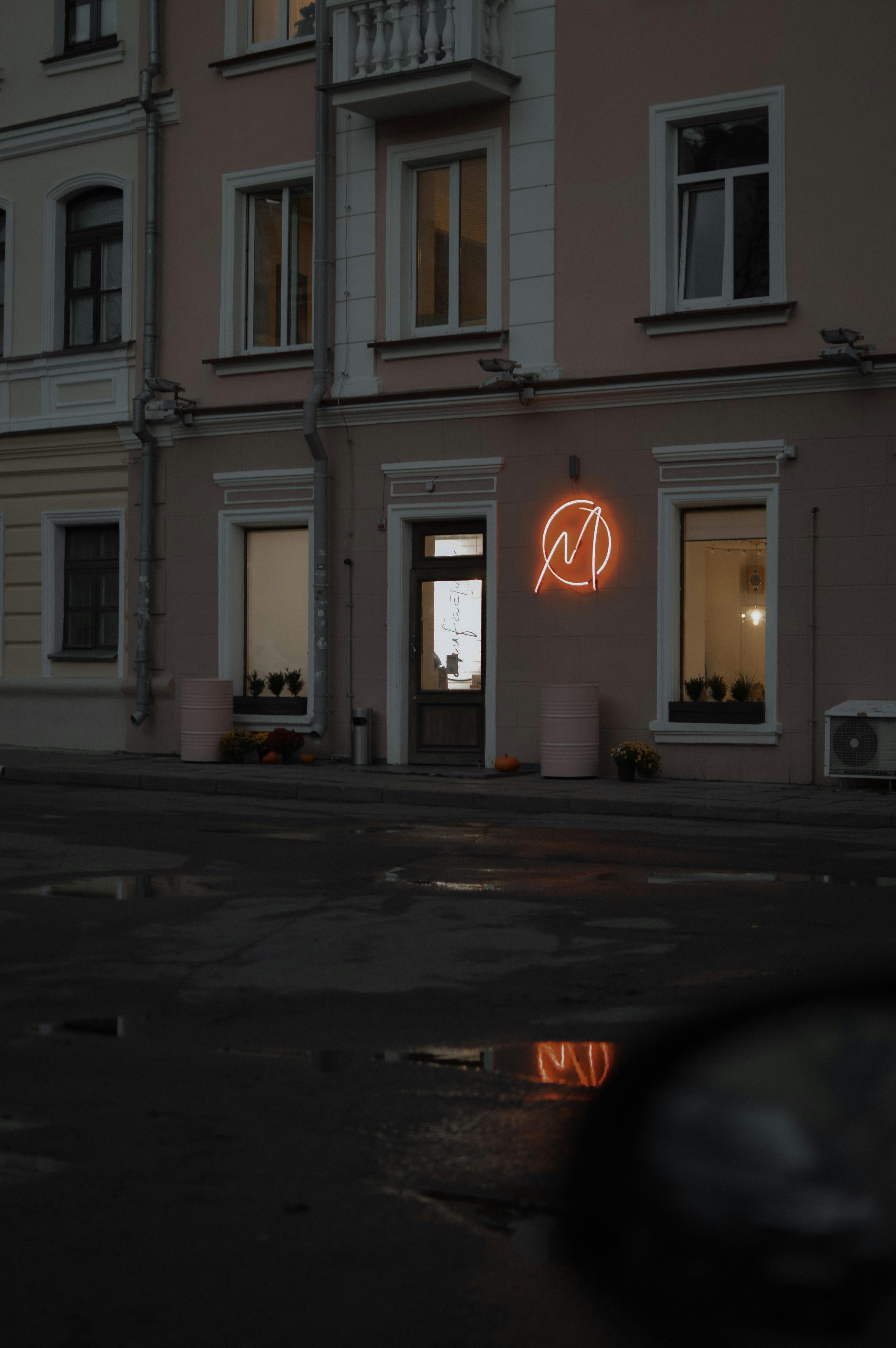 Buildings around Street in Town · Free Stock Photo