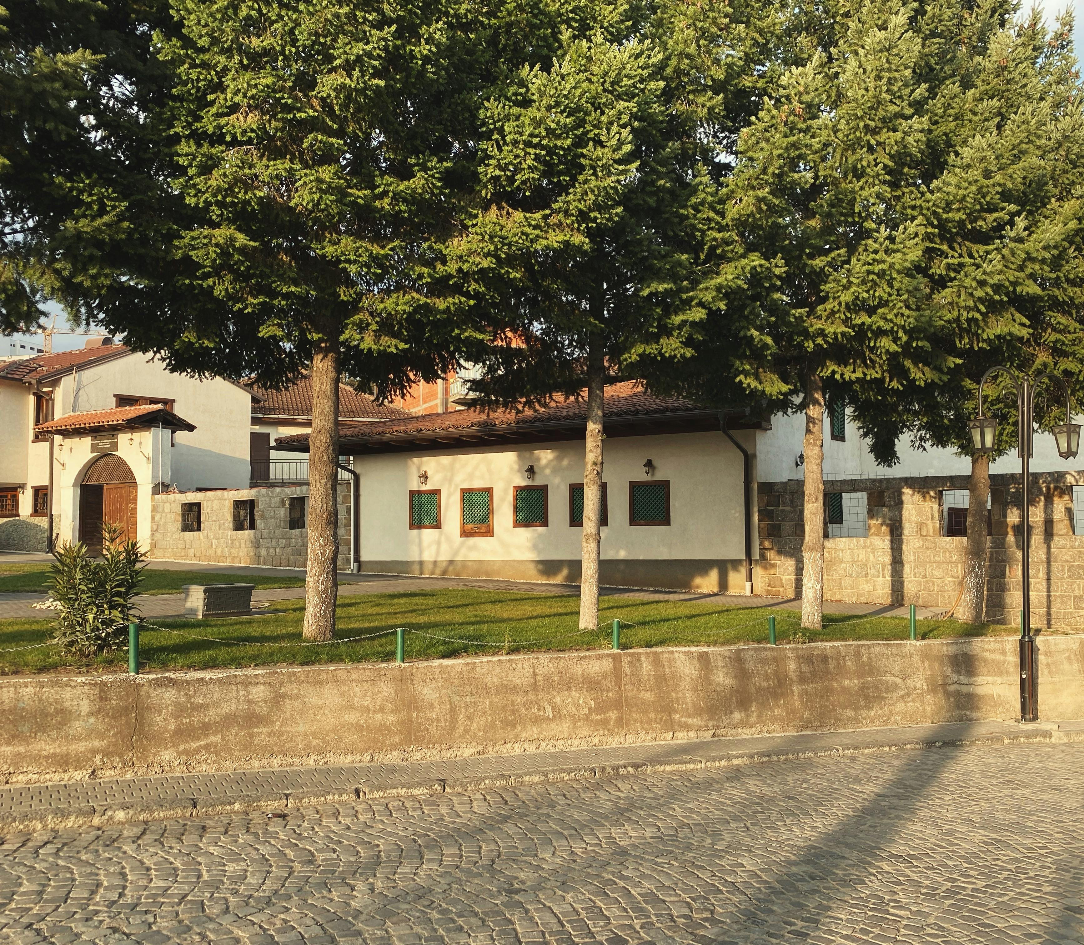 Cobbled Street in Front of the Museum Building · Free Stock Photo
