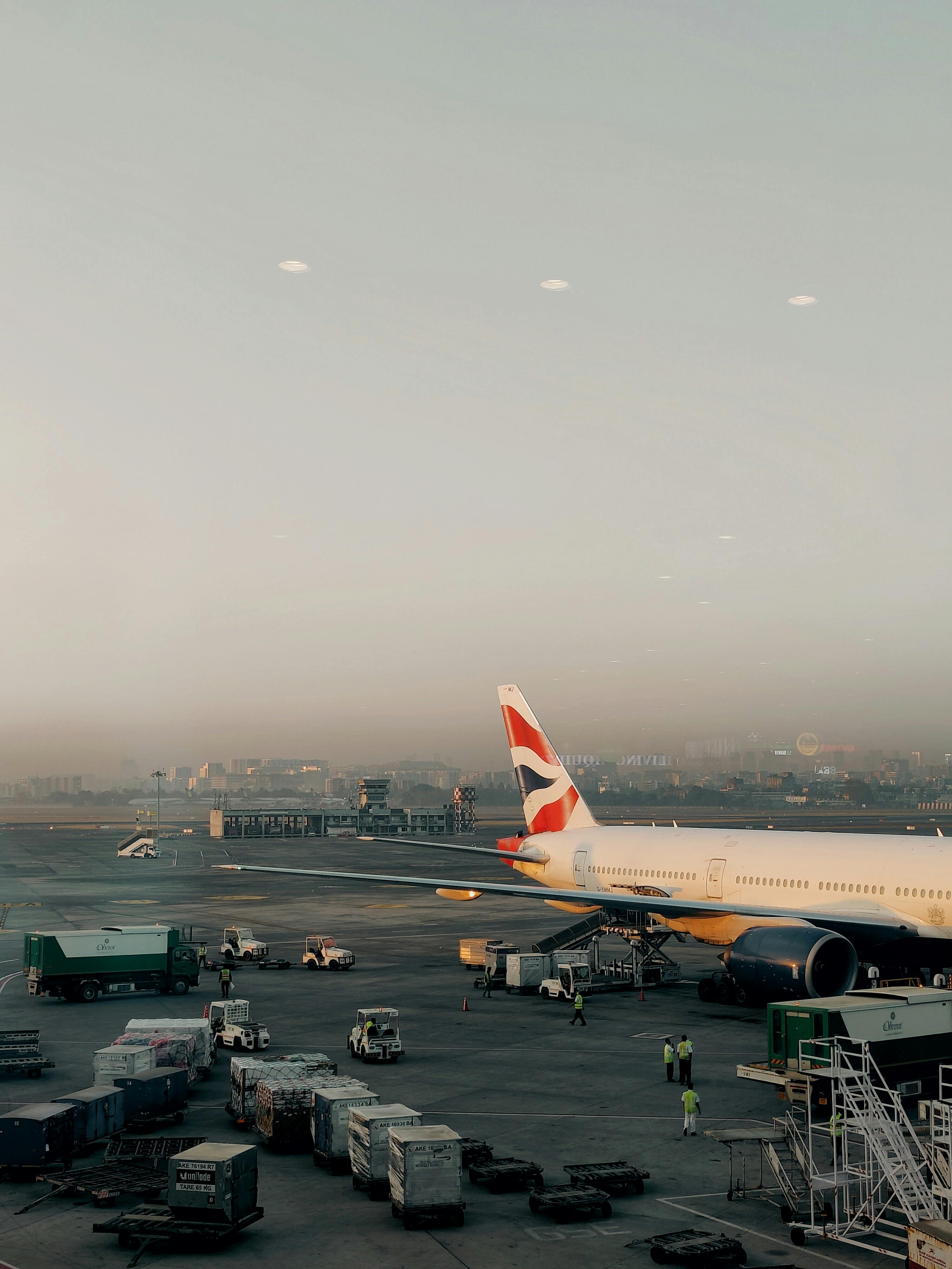 Airplane at Airport · Free Stock Photo
