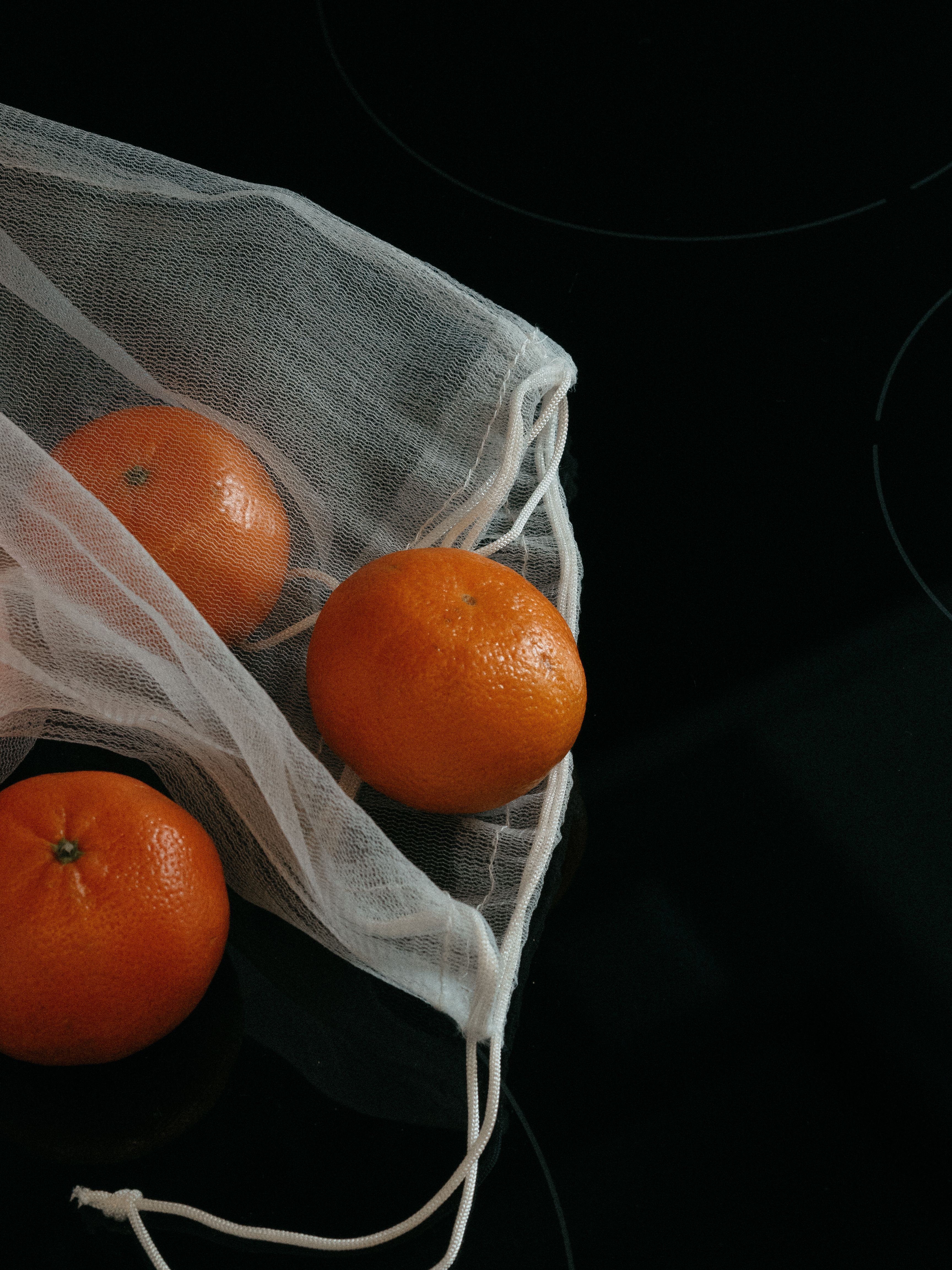 Tangerines on Bag · Free Stock Photo
