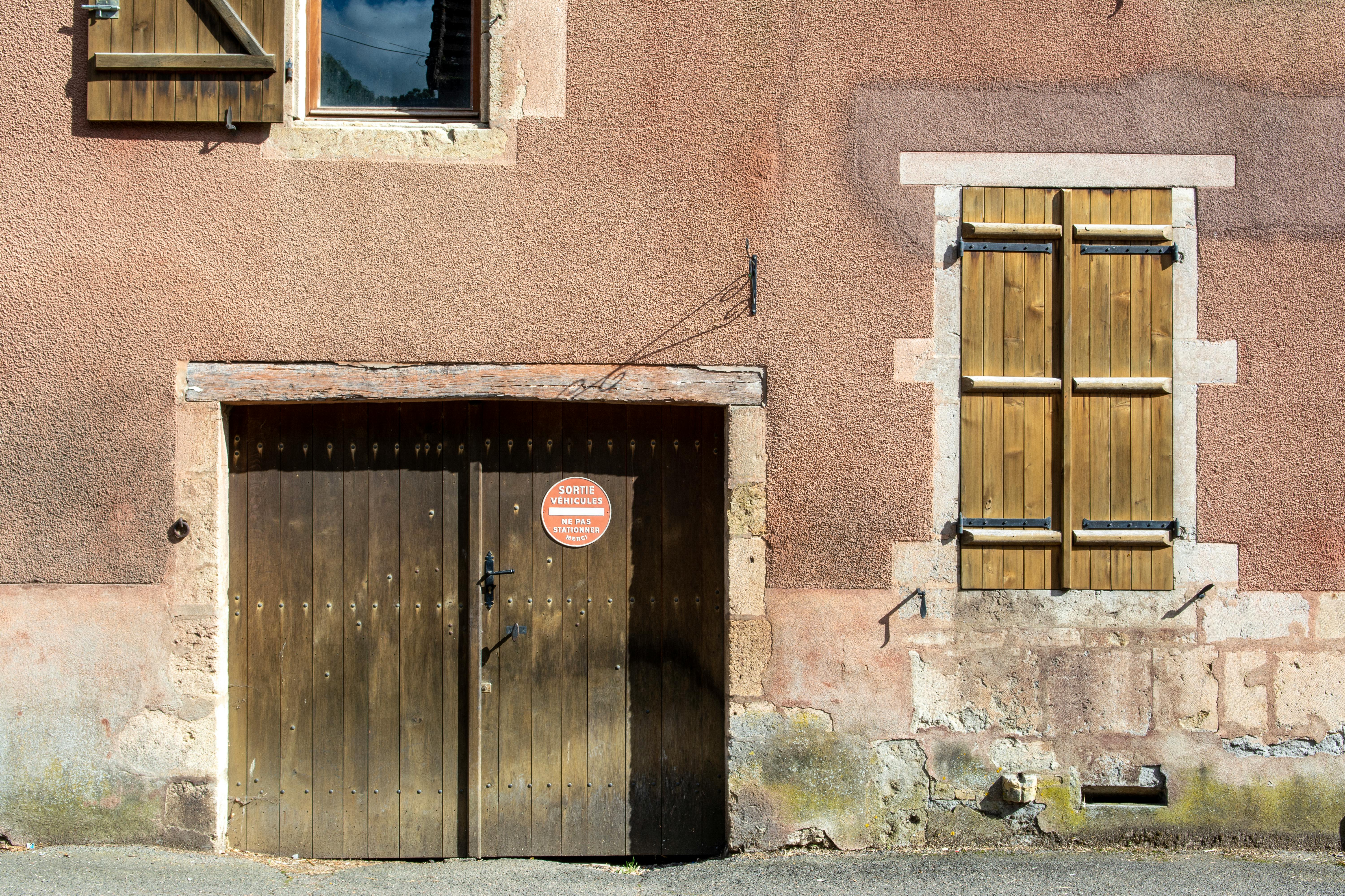 Photo of Blue Shutter Door · Free Stock Photo