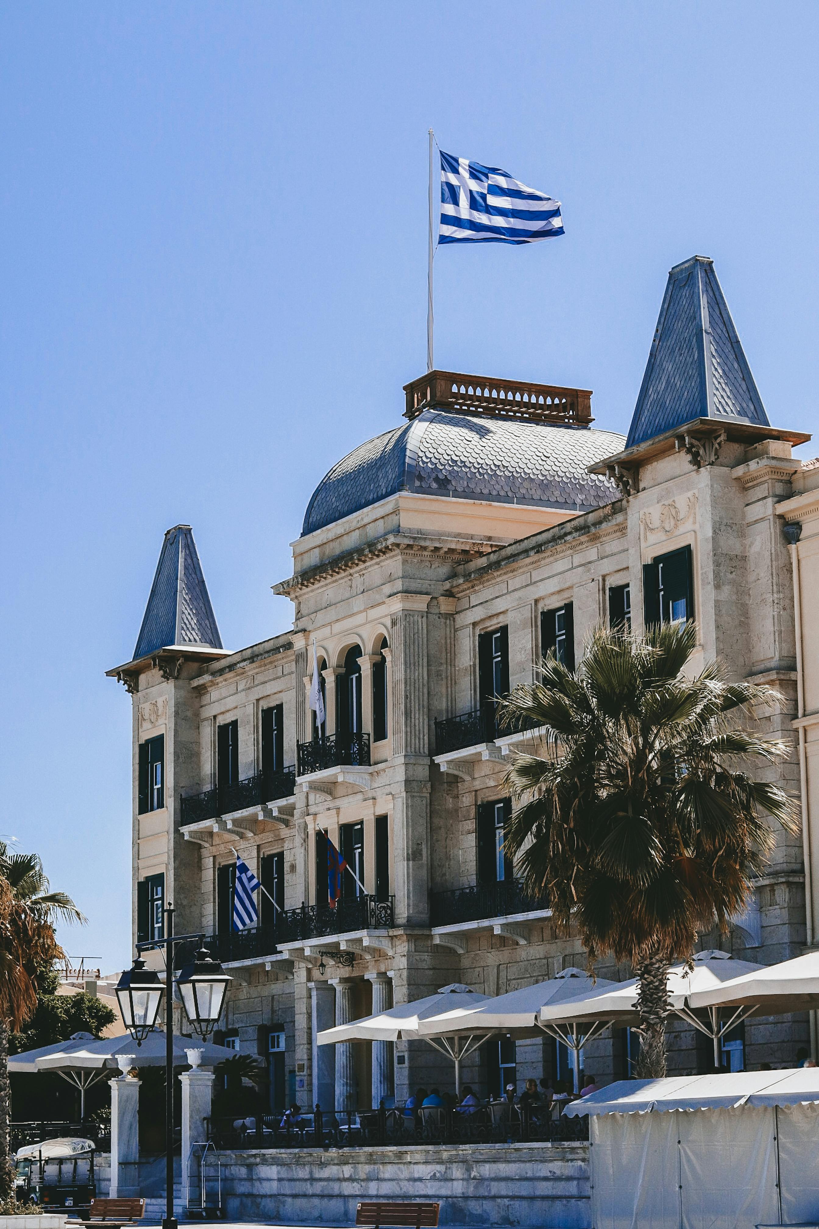 Facade of the Poseidonion Grand Hotel, Spetses, Greece · Free Stock Photo