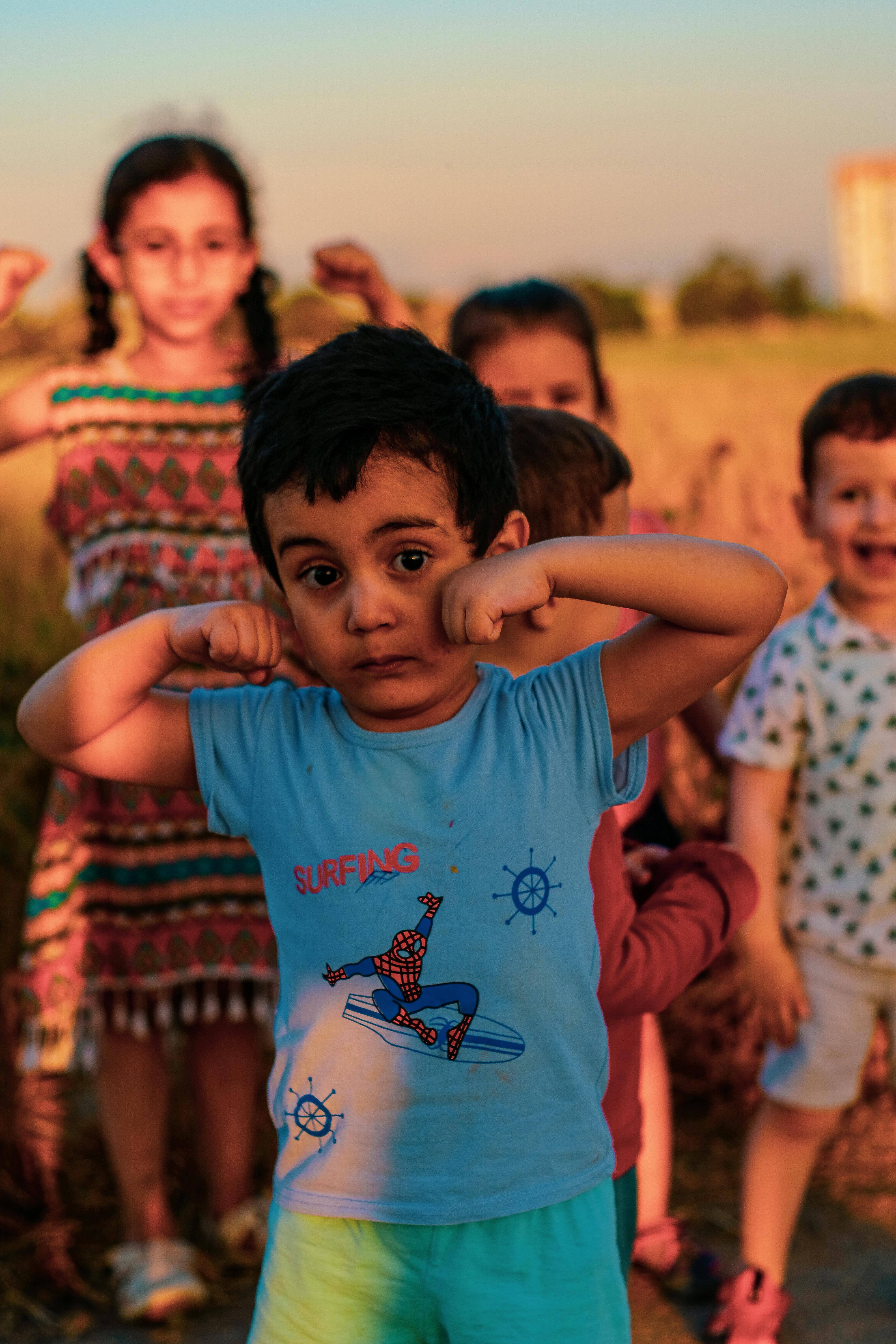 A Group of Kids Outdoors · Free Stock Photo