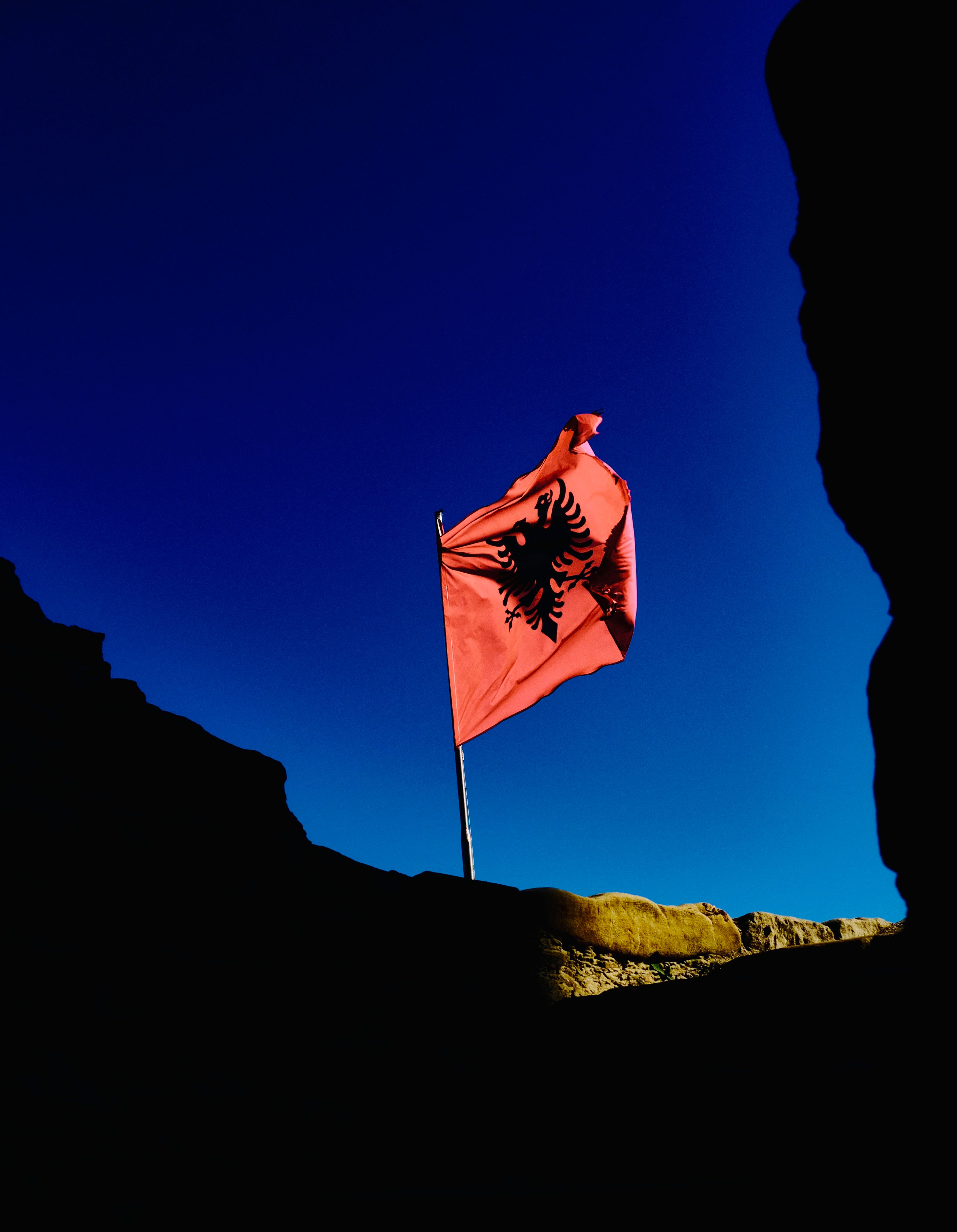 Free stock photo of albania, albanian flag, art, banner, challenge ...