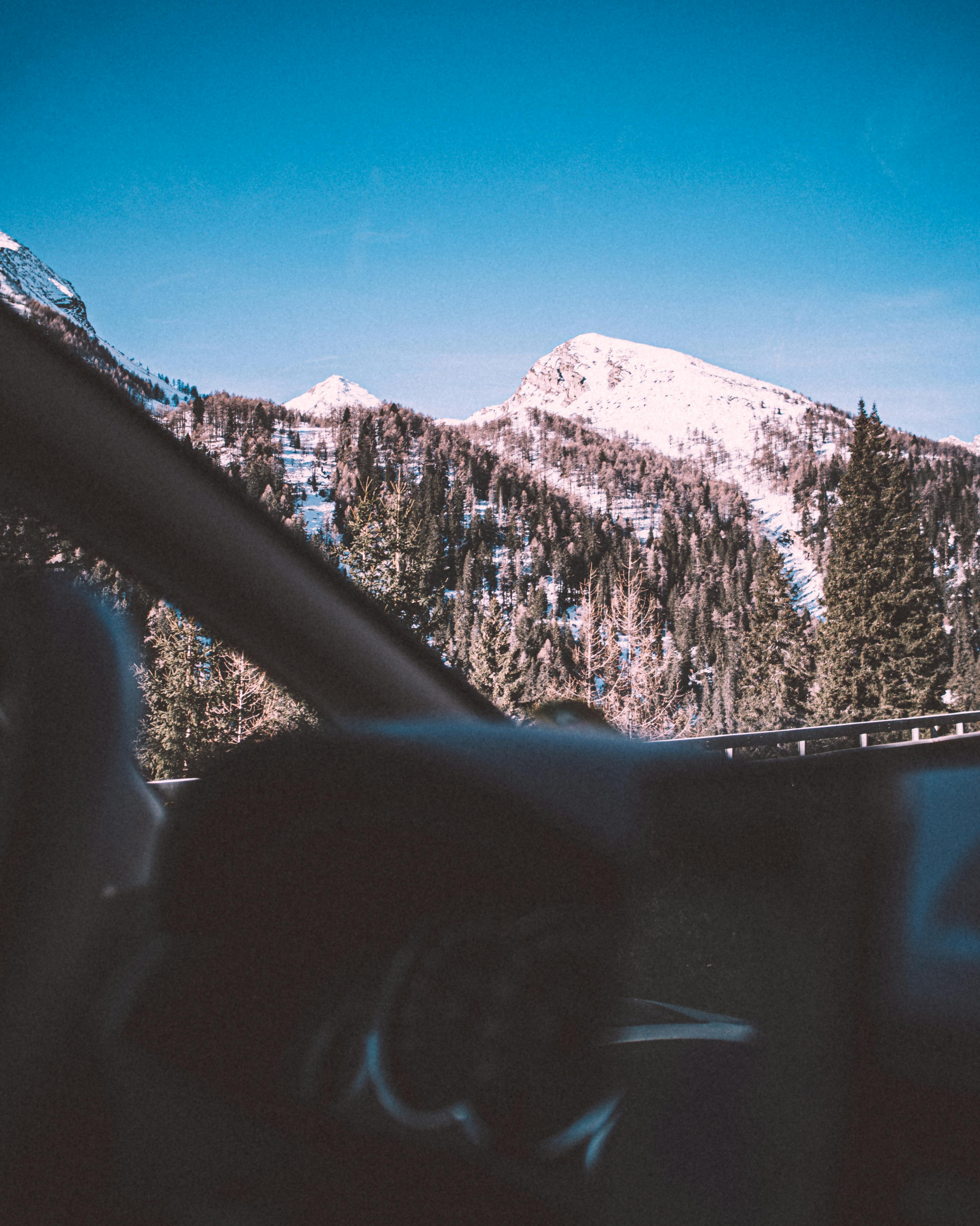 A View of the Beautiful Scenery from the Windshield of a Car · Free ...
