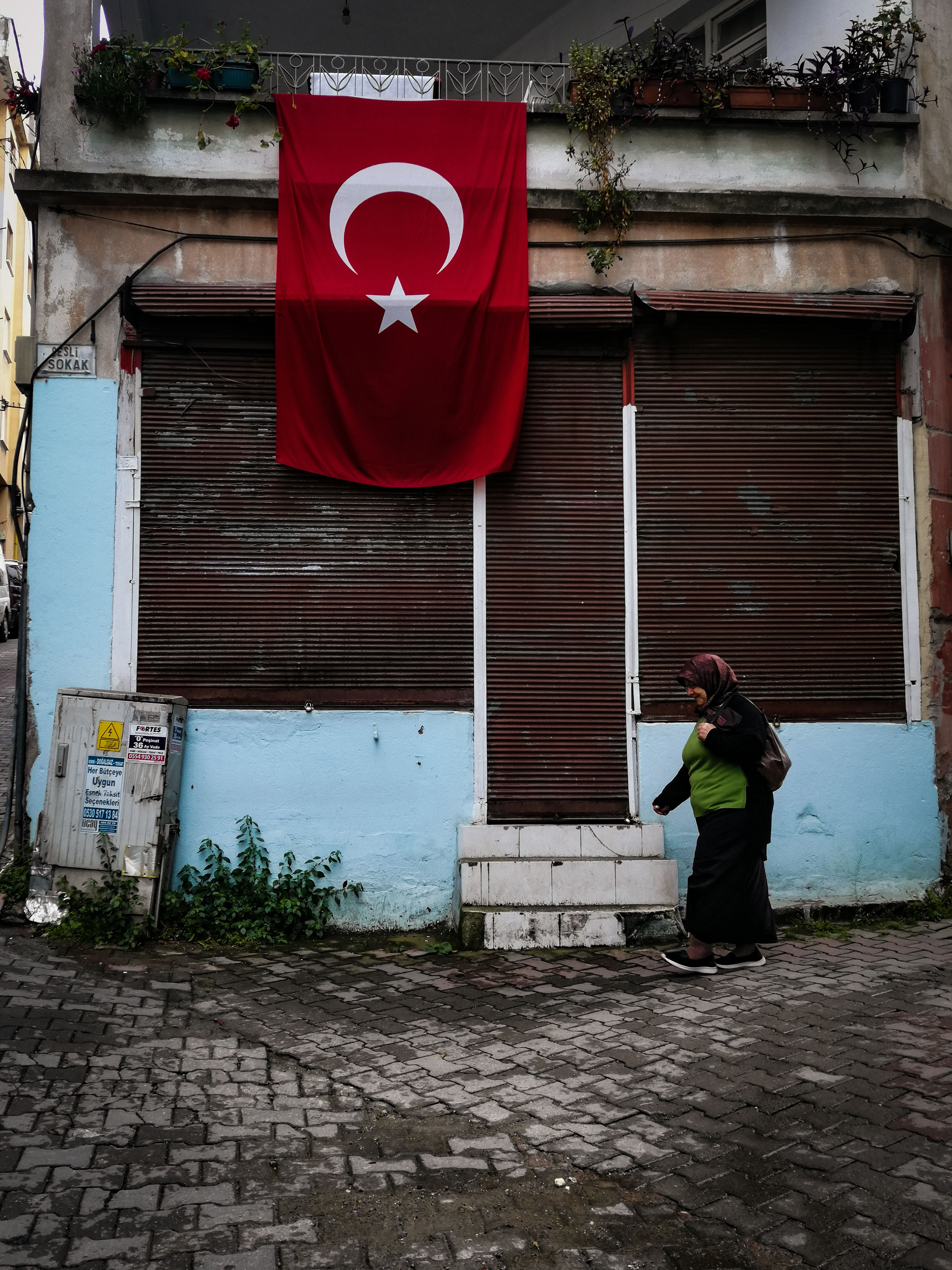 Turkish Flag on a Building · Free Stock Photo