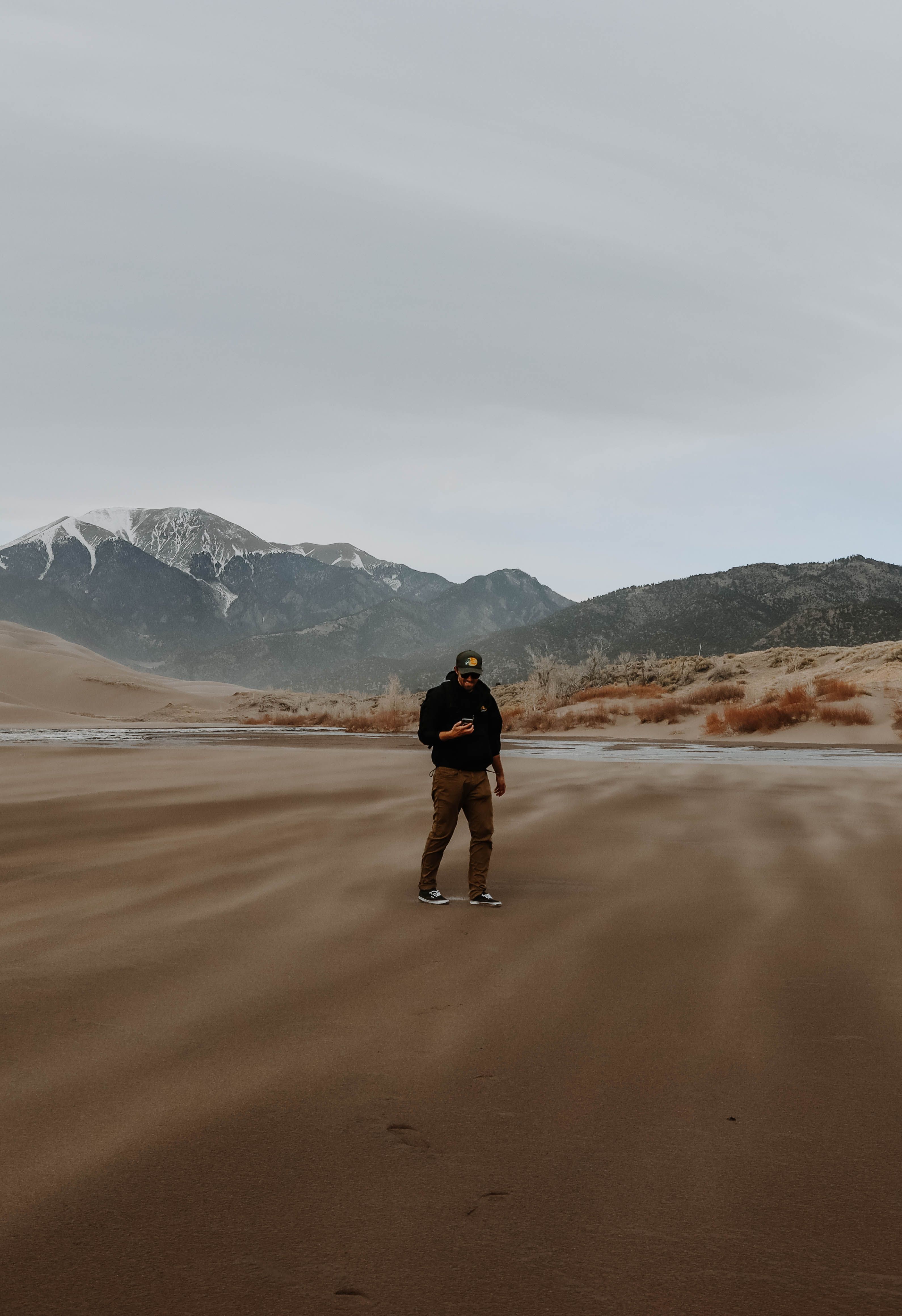 Man on Desert · Free Stock Photo