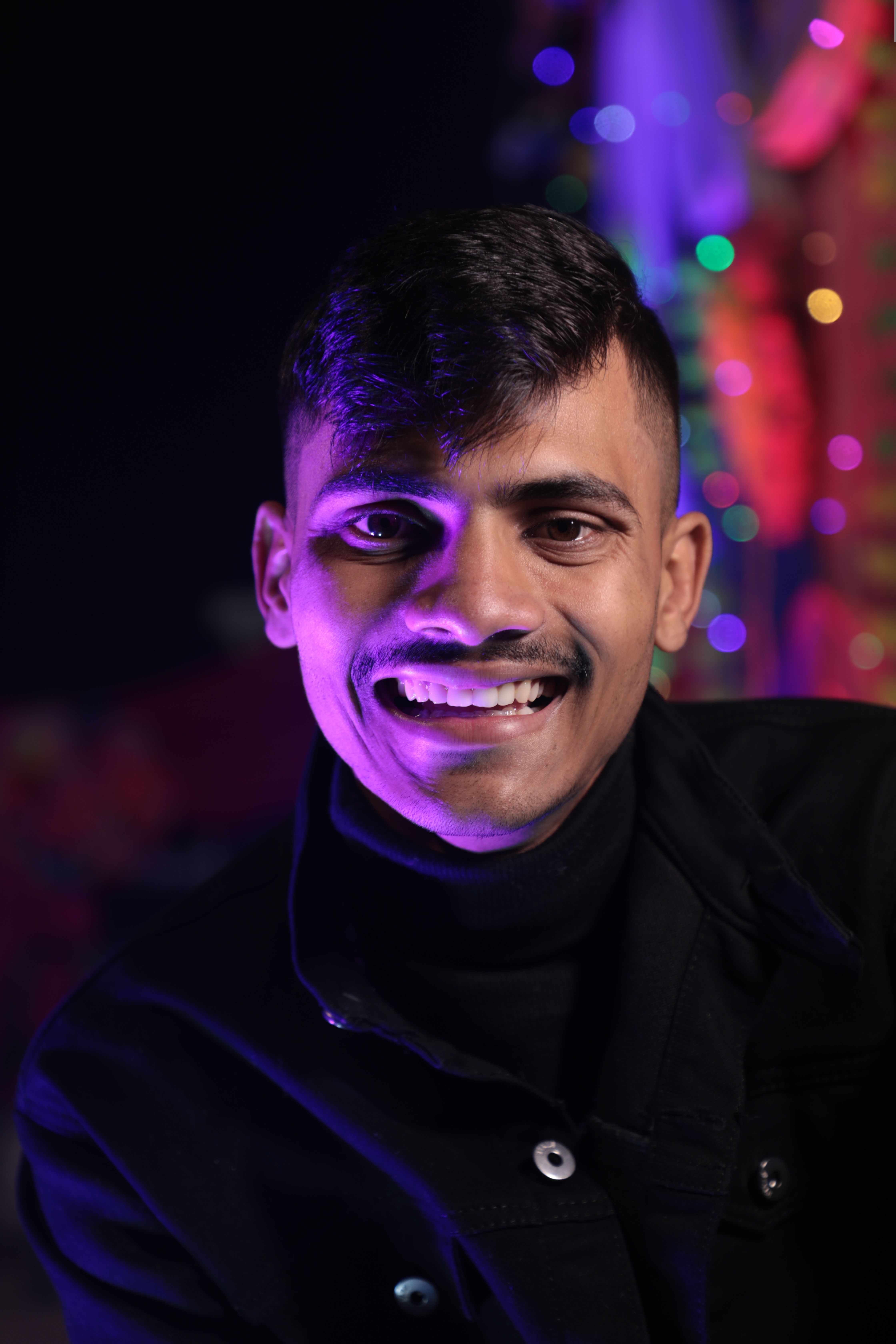 Portrait of a Man Smiling · Free Stock Photo