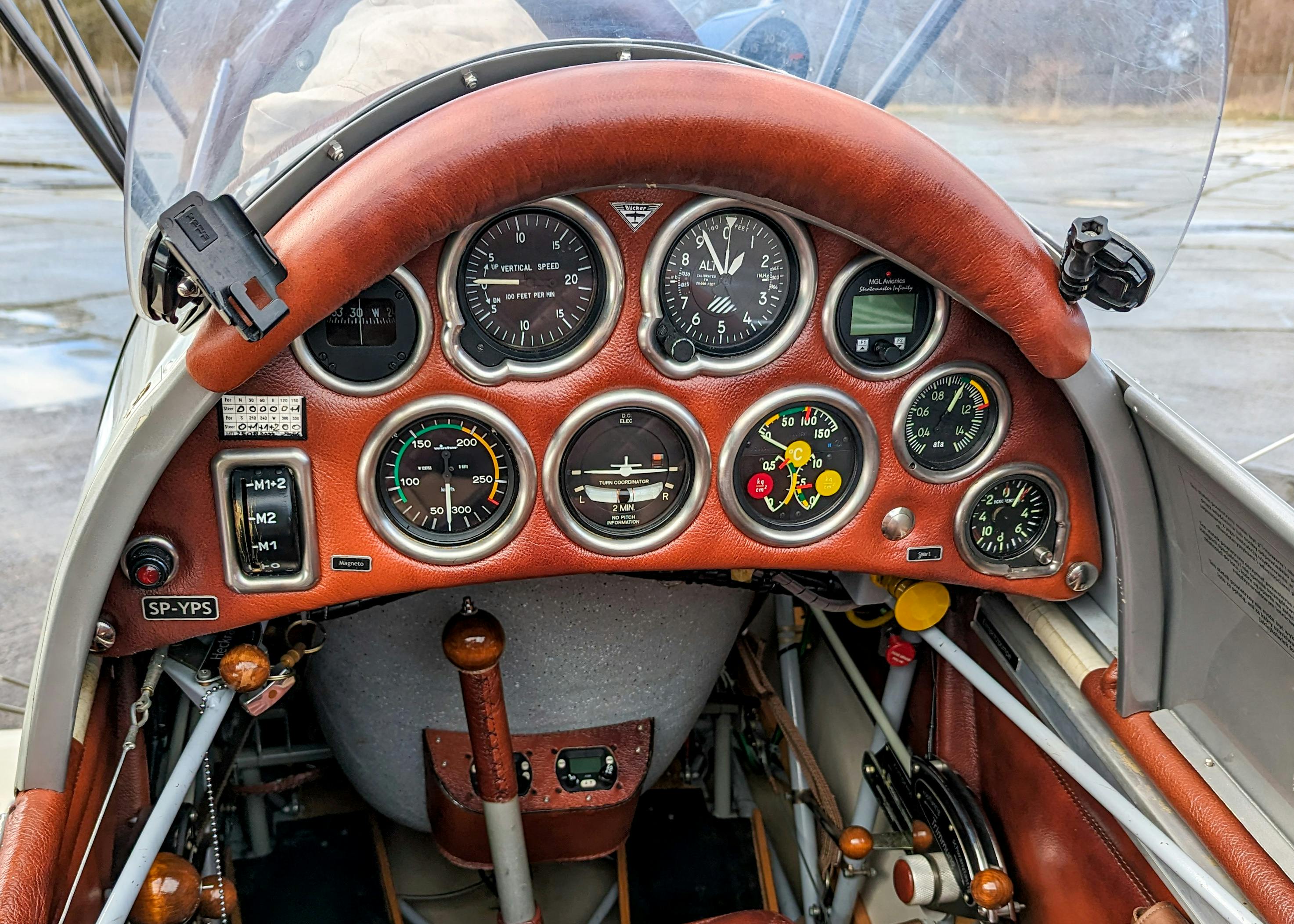 Cockpit of a Vintage Airplane · Free Stock Photo
