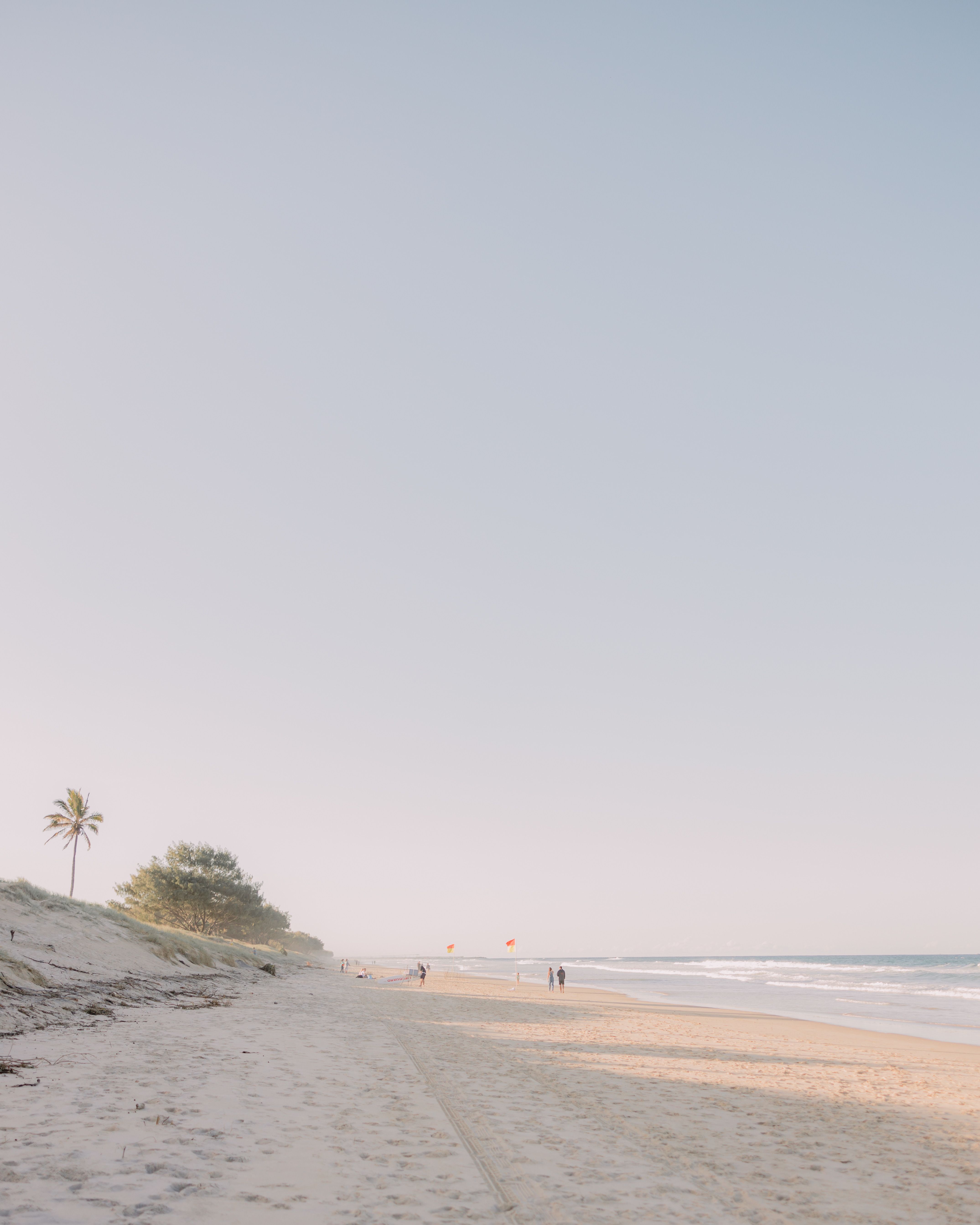 Sandy Beach in Shadow · Free Stock Photo