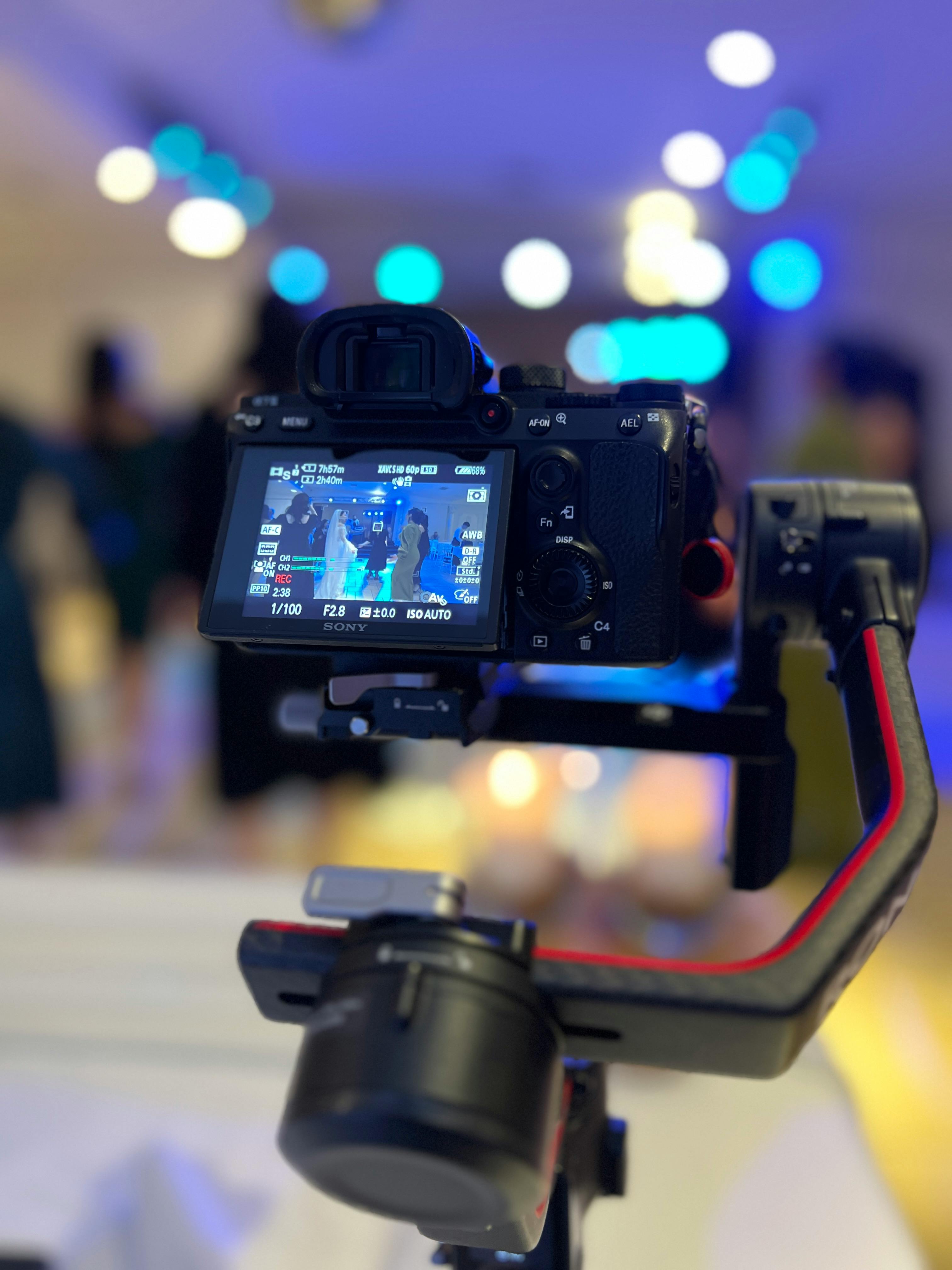 Camera on a Self Leveling Mount · Free Stock Photo