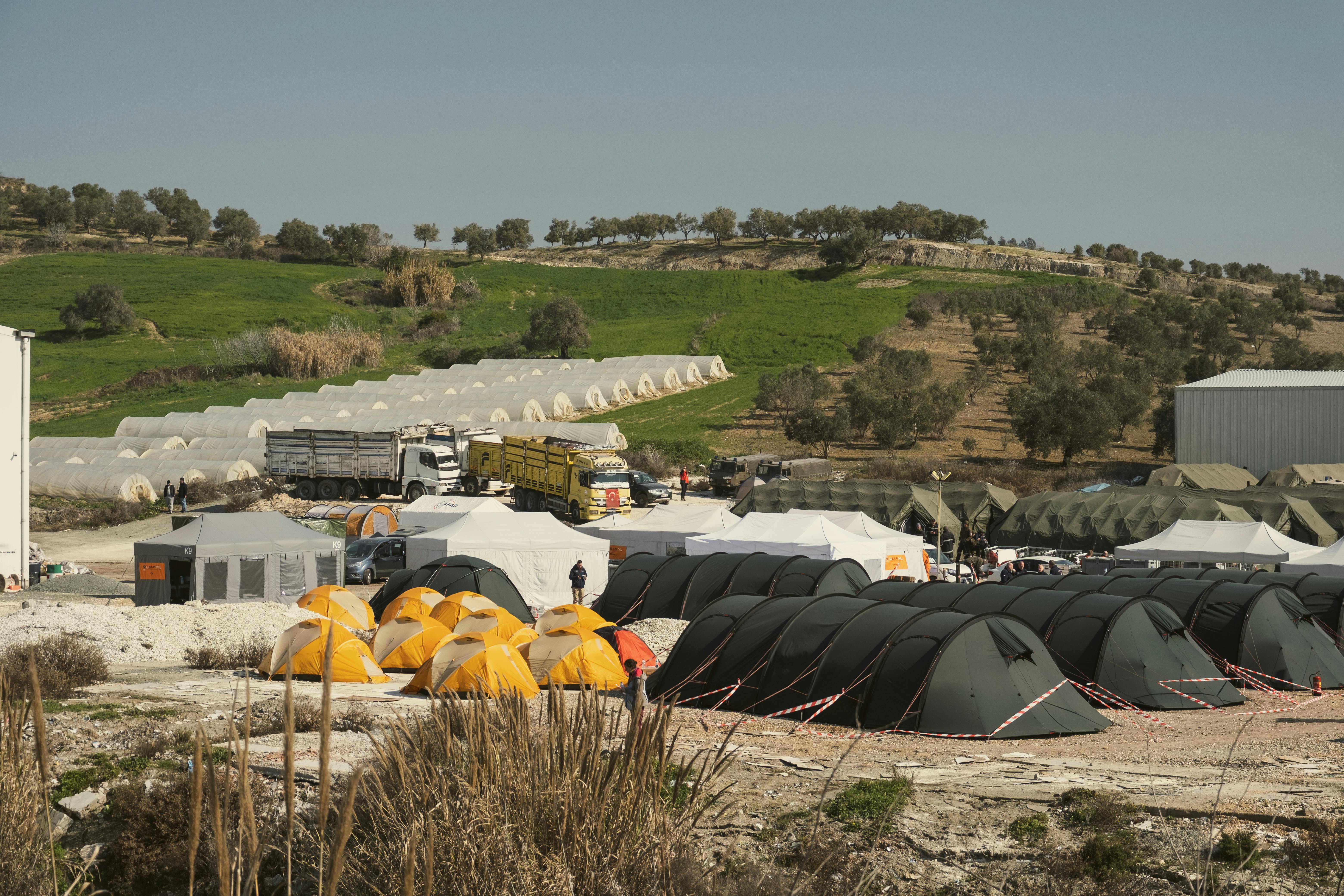 Tents in a Refugee Camp · Free Stock Photo