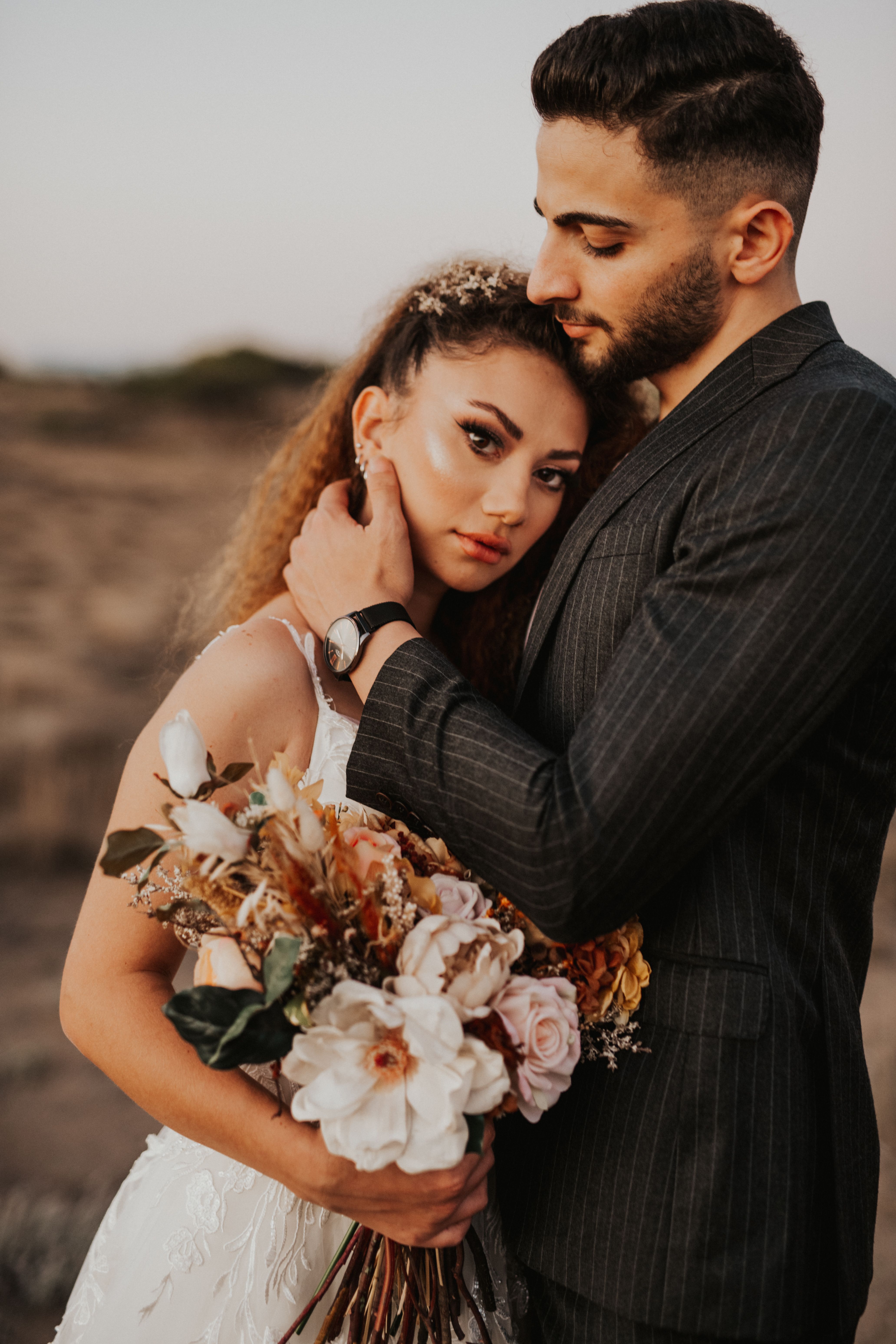Portrait of Newlyweds · Free Stock Photo