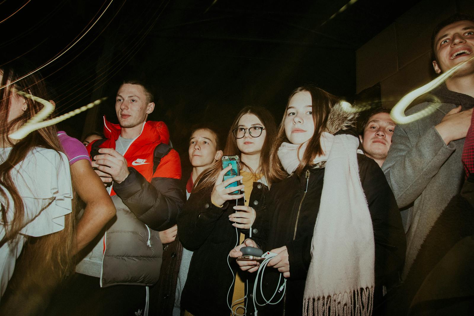 Scared Group Of Friends In Dark Room At Mid Night Photos, Download The ...