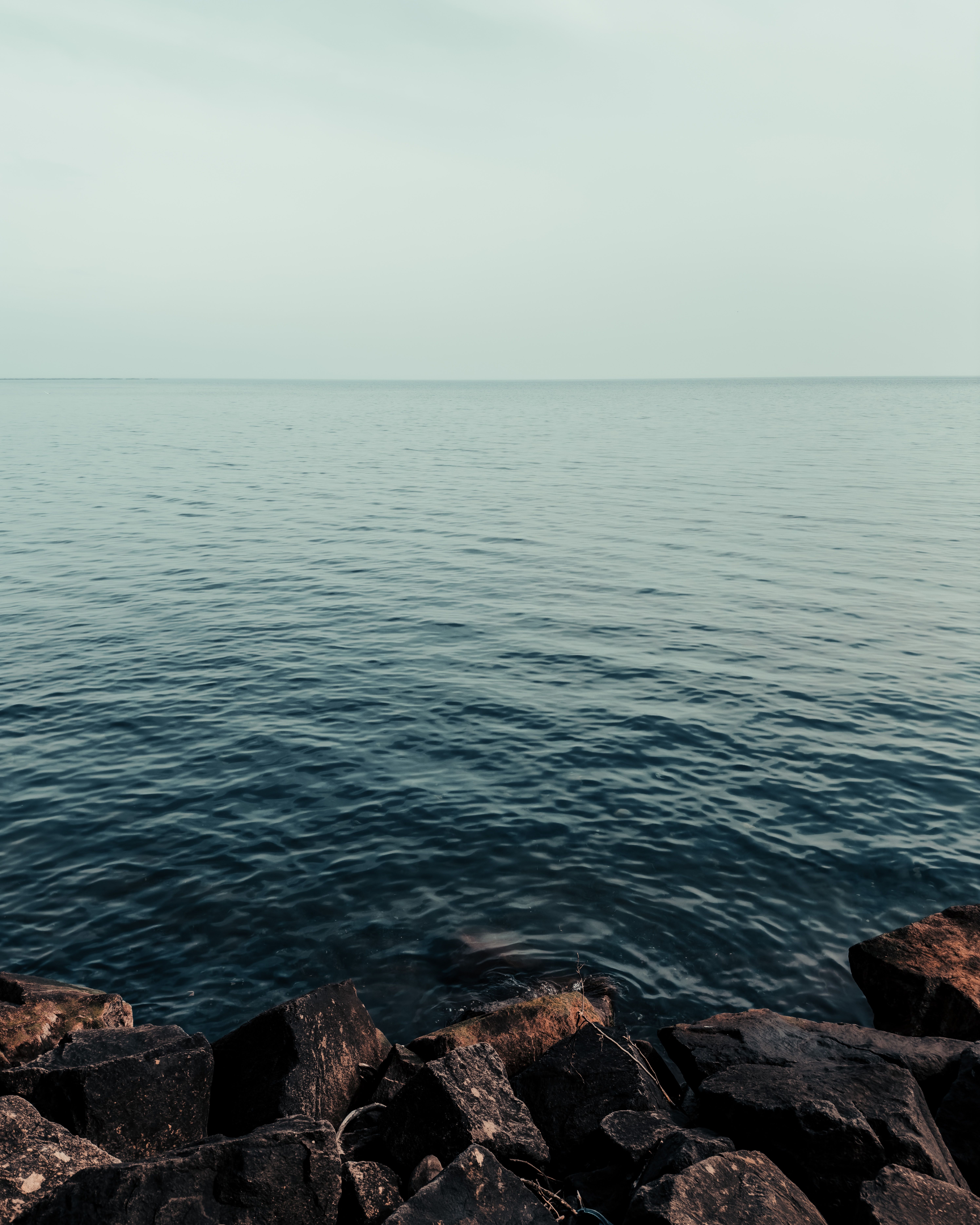 Overcast over Sea Shore · Free Stock Photo