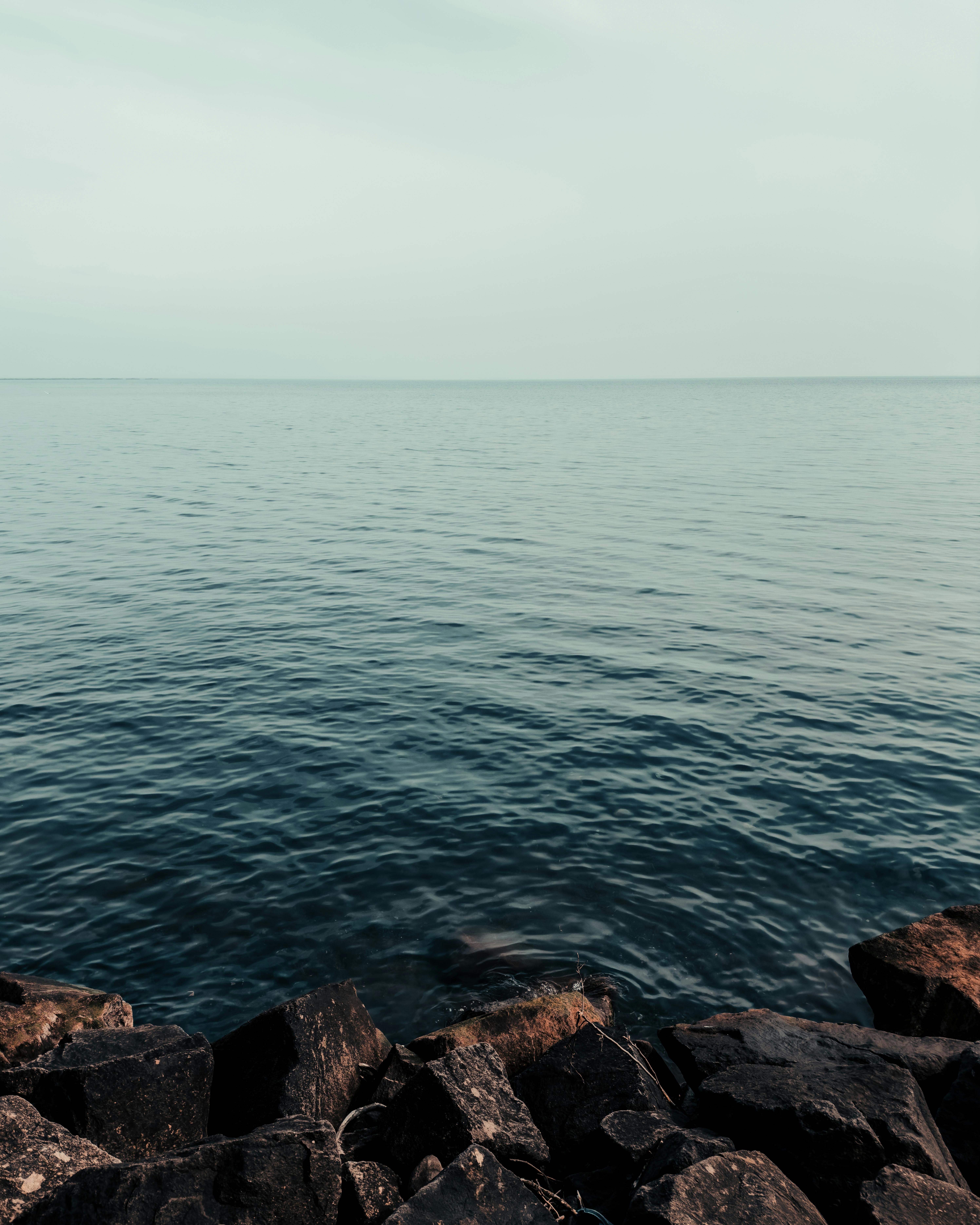 Overcast over Sea Shore · Free Stock Photo