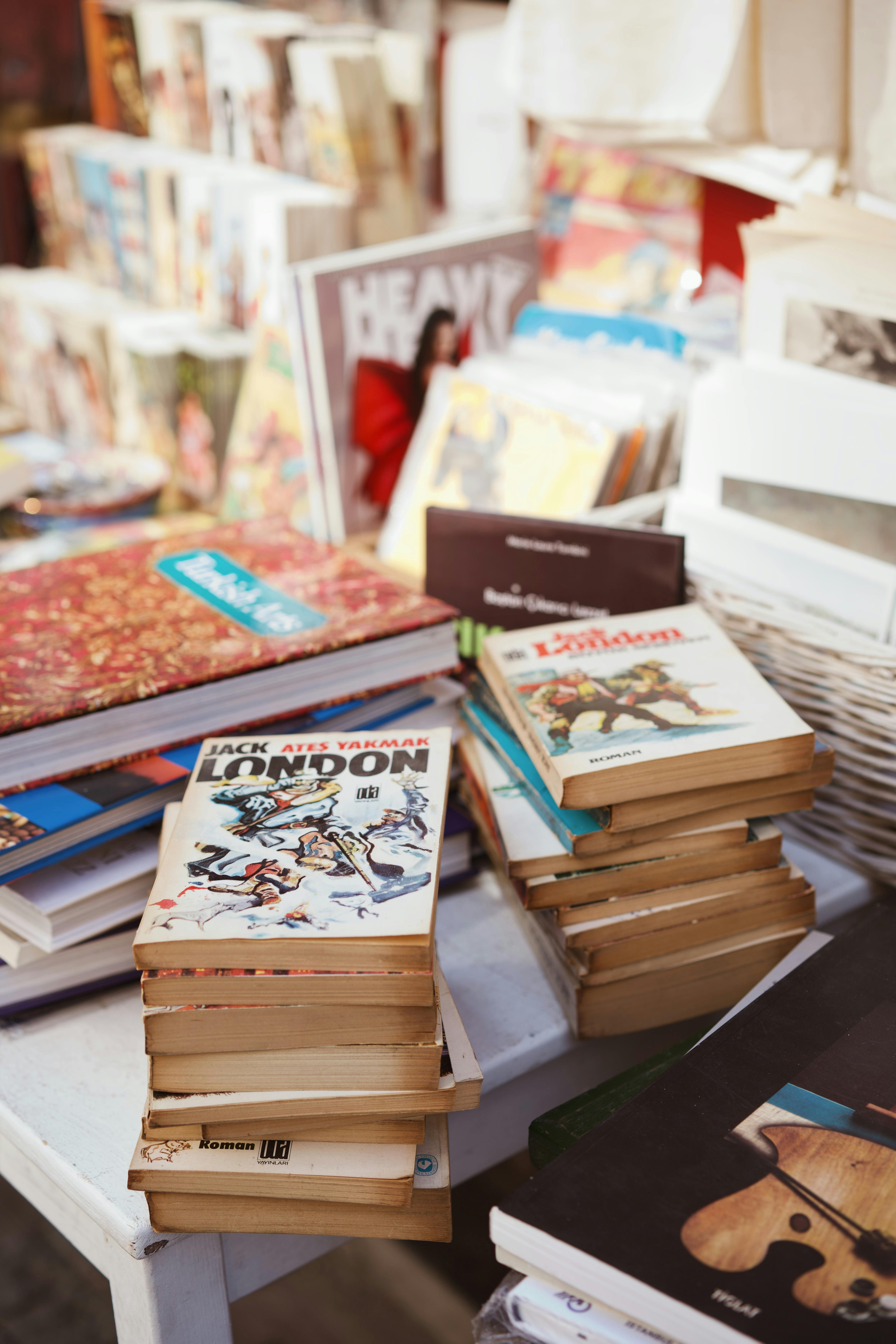 Books on a Table · Free Stock Photo