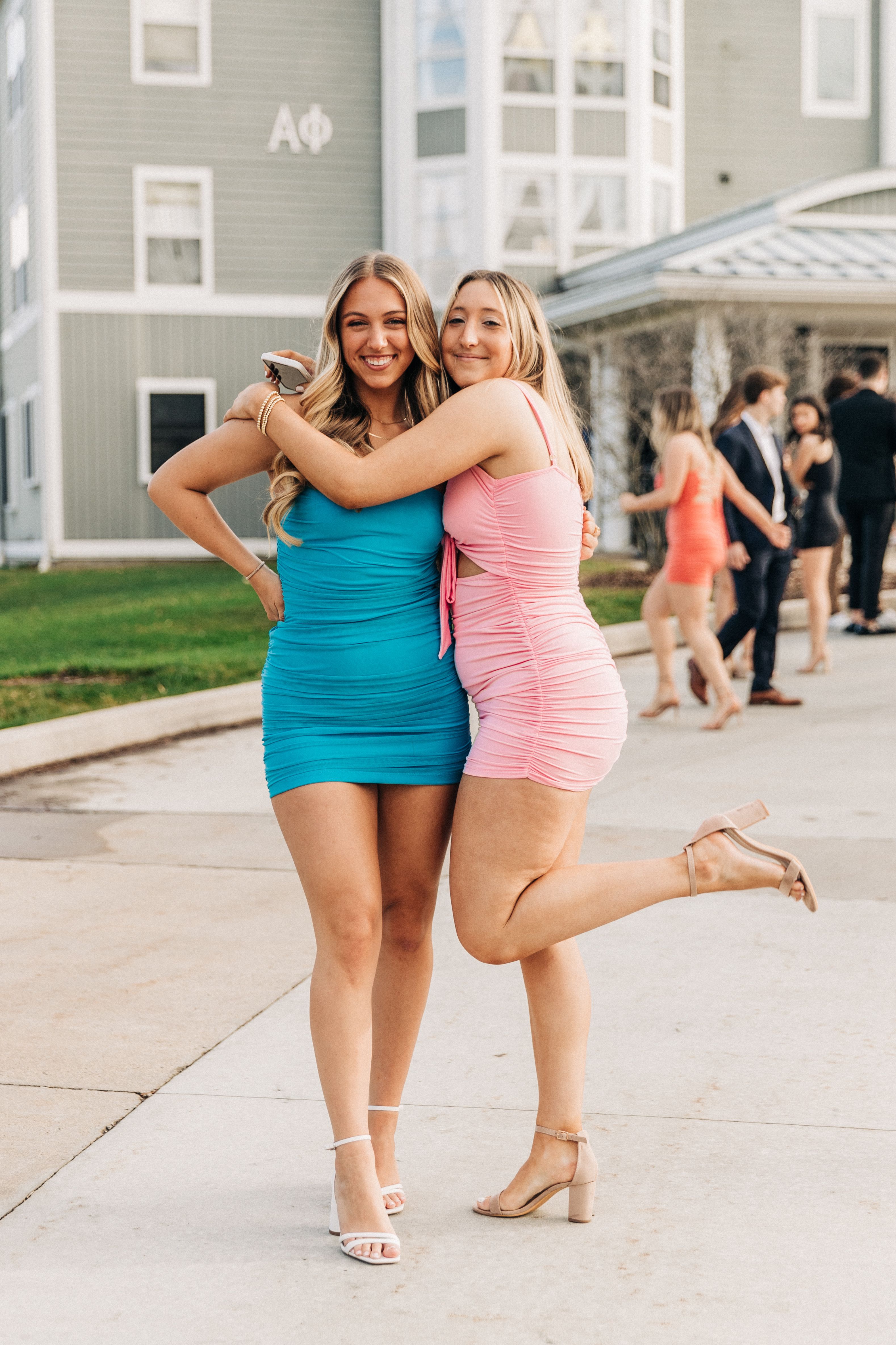 Young Women Taking a Selfie at a Formal Event · Free Stock Photo