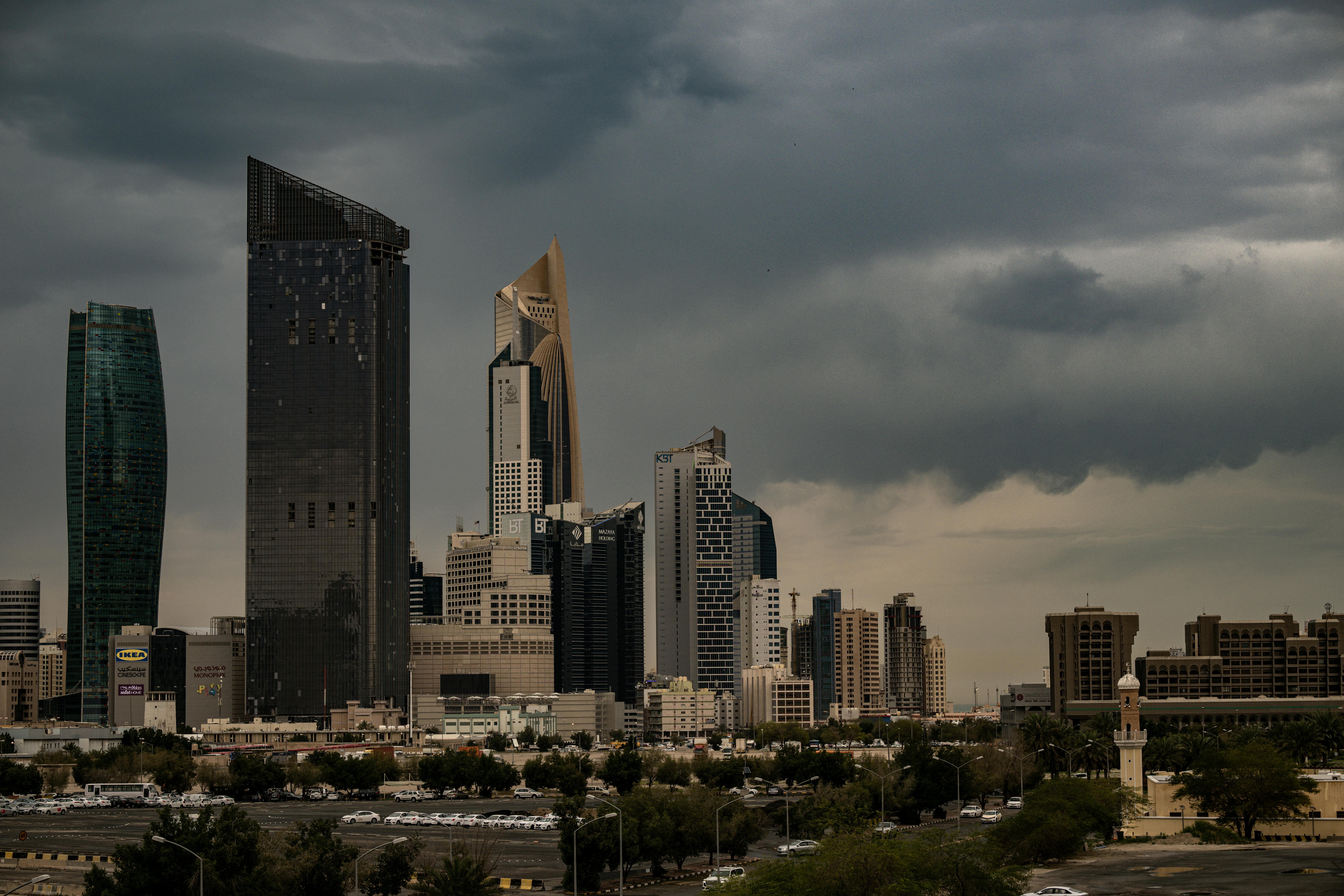 Skyscrapers in City Against Clear Sky · Free Stock Photo