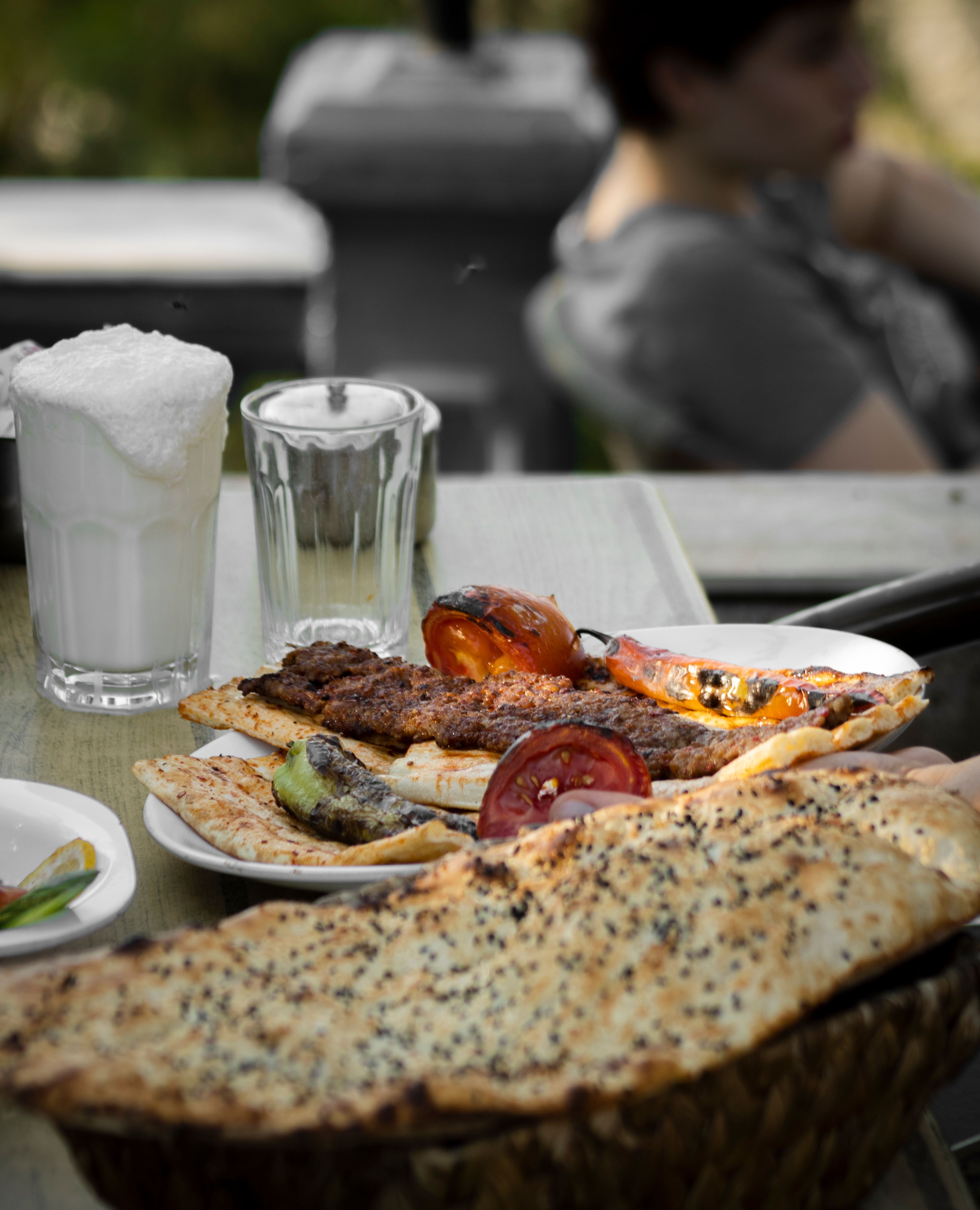View of an Adana Kebab Dish in a Restaurant · Free Stock Photo