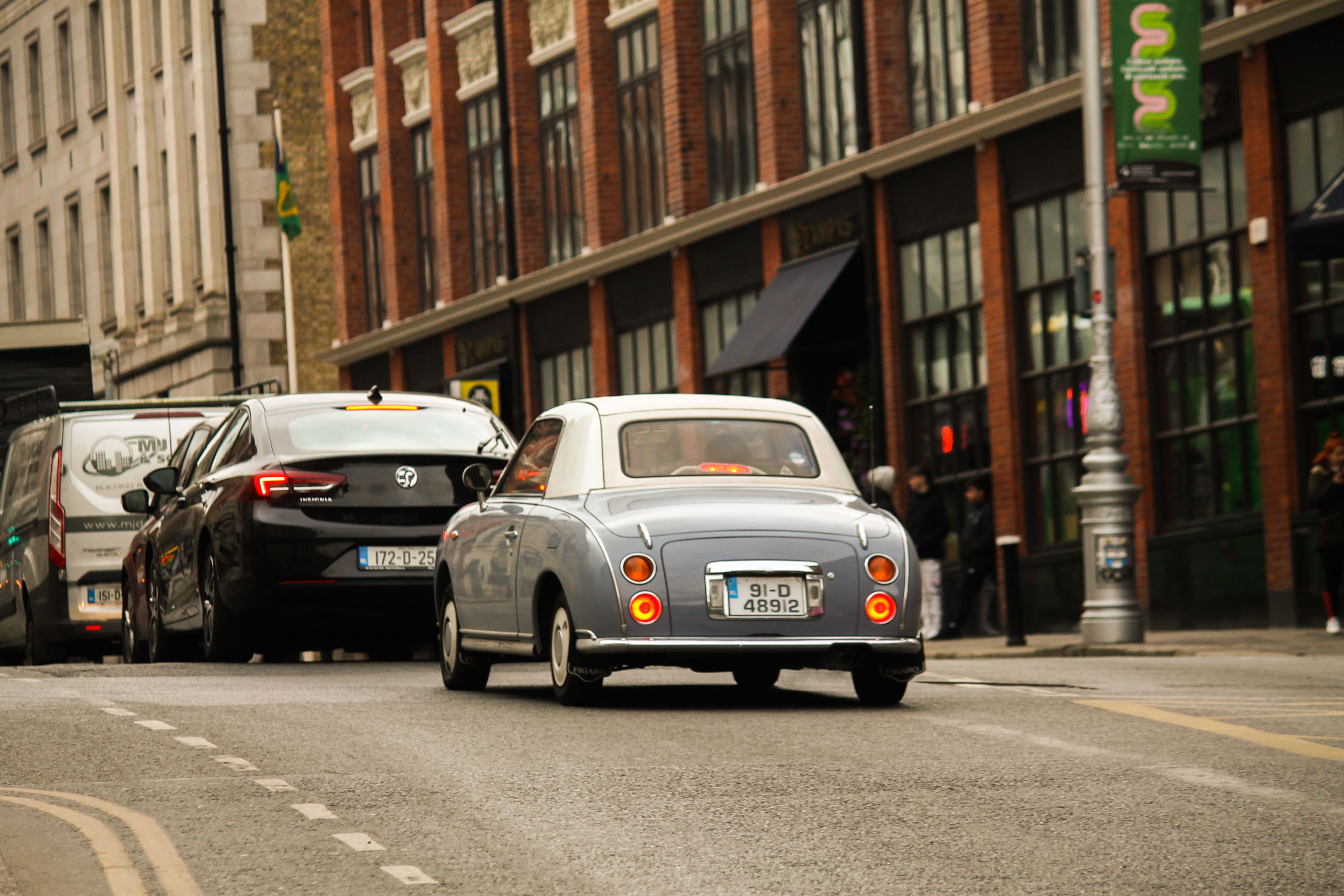 Nissan Figaro on Street · Free Stock Photo
