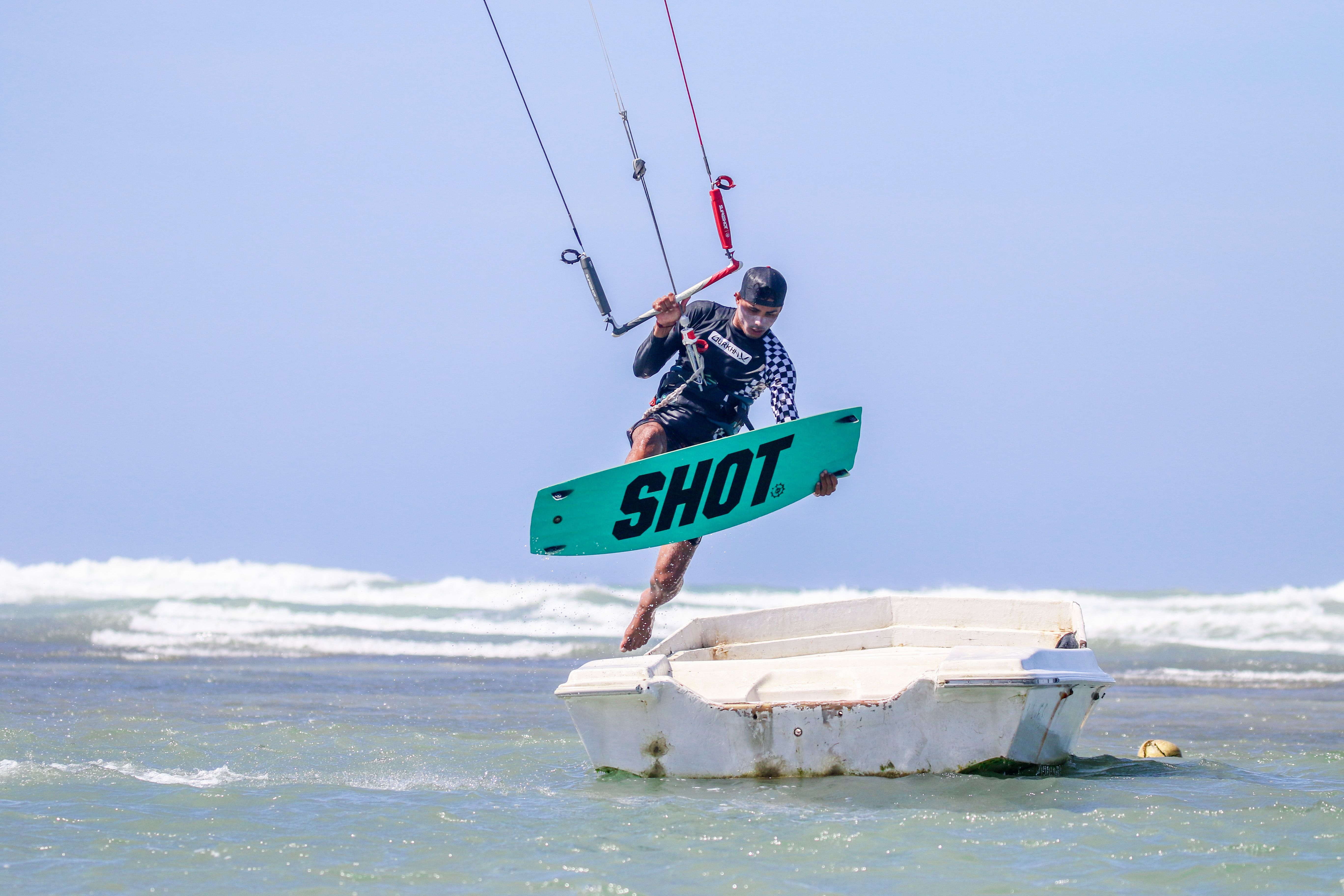 Photo of Man Kite-surfing · Free Stock Photo