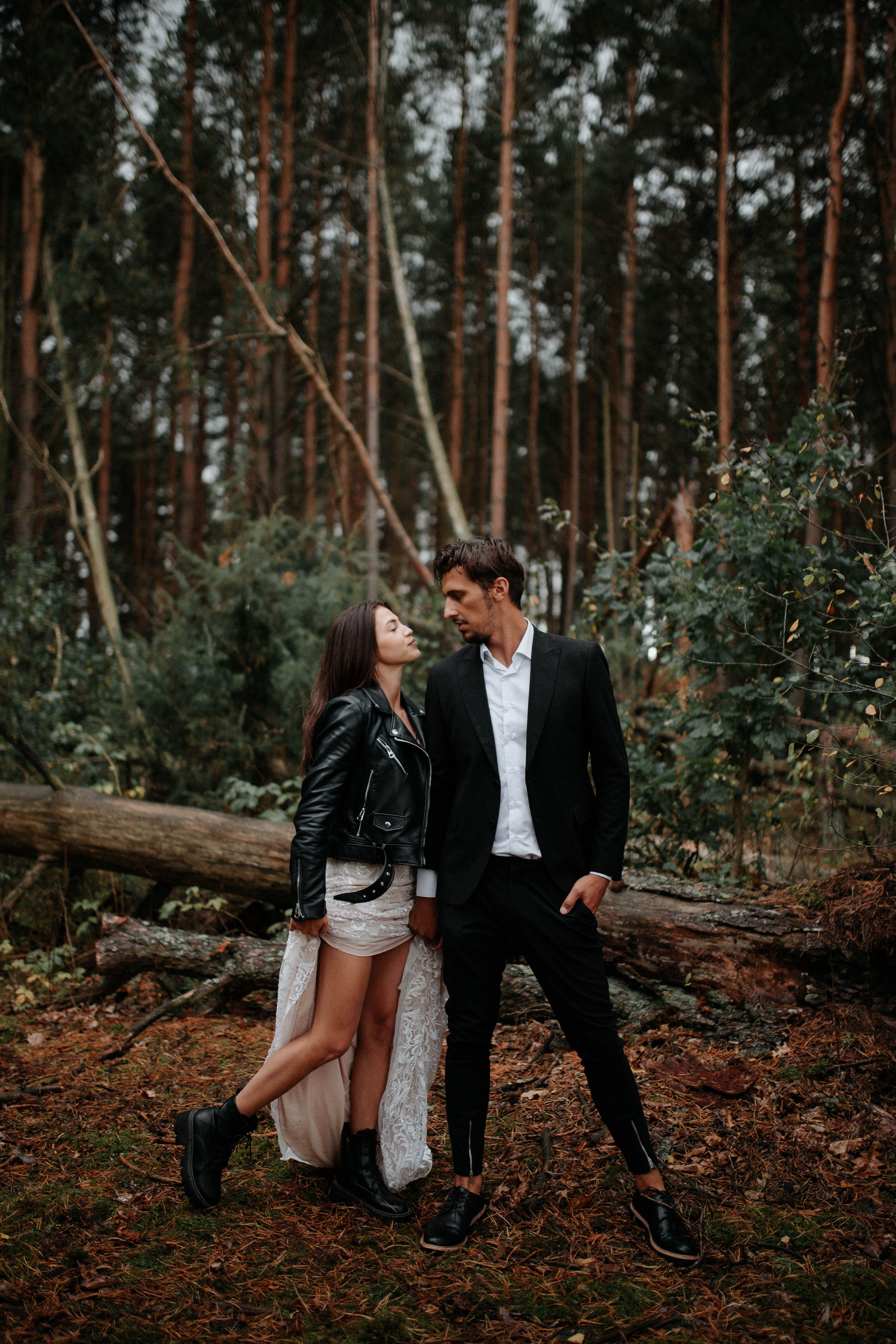 Couple of Models Posing · Free Stock Photo