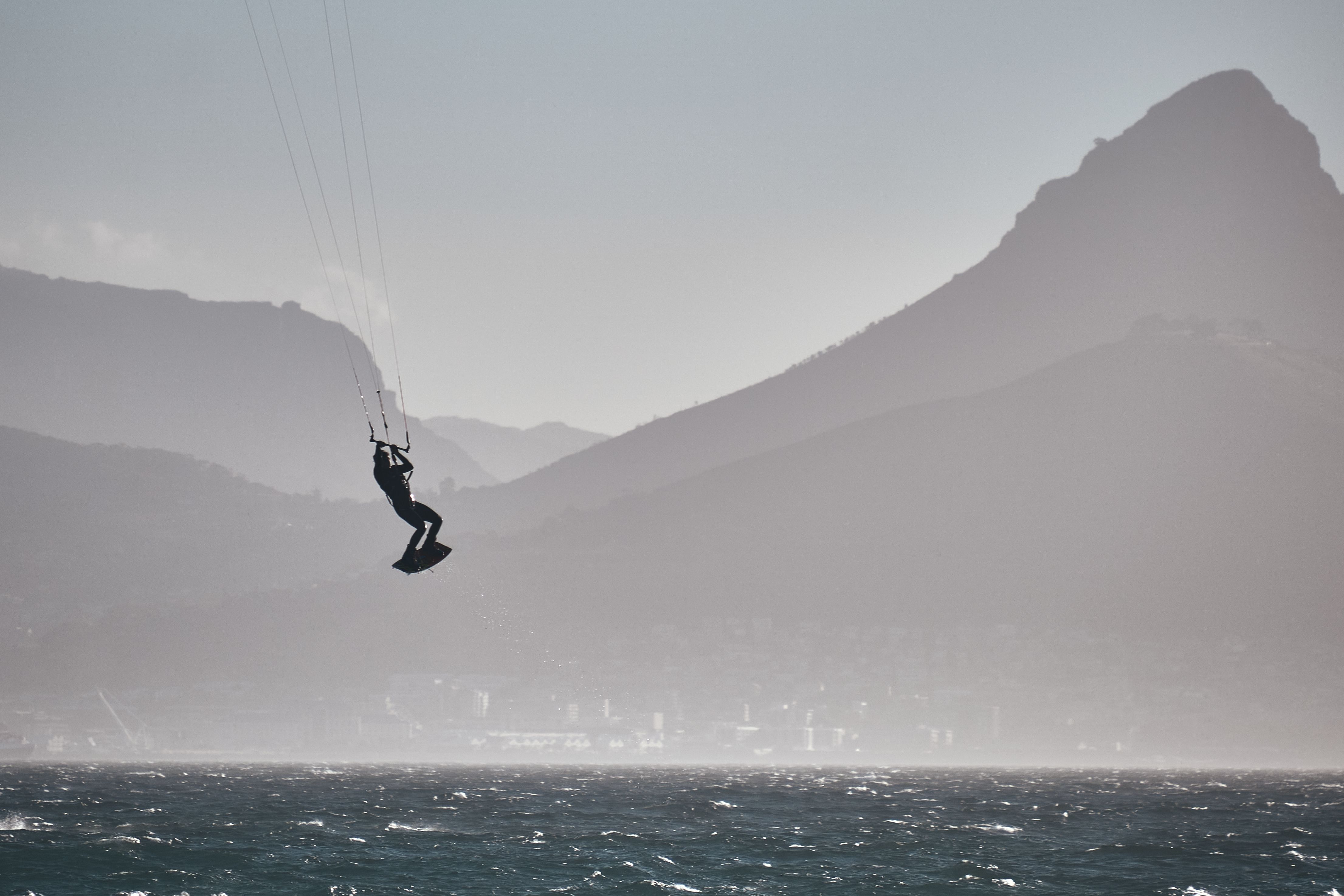 Man Jumping on Kiteboard · Free Stock Photo