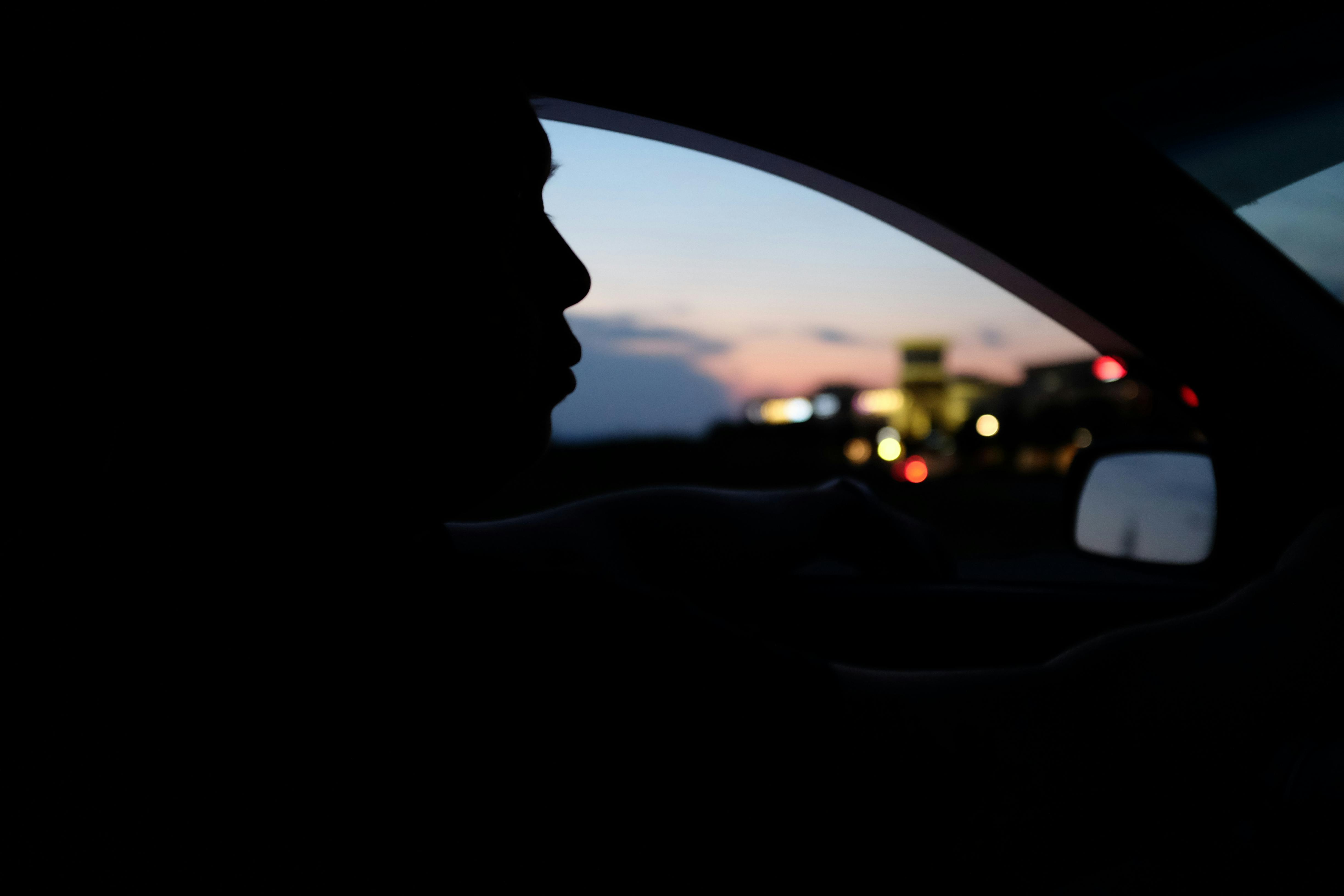 Free stock photo of car, driving, evening