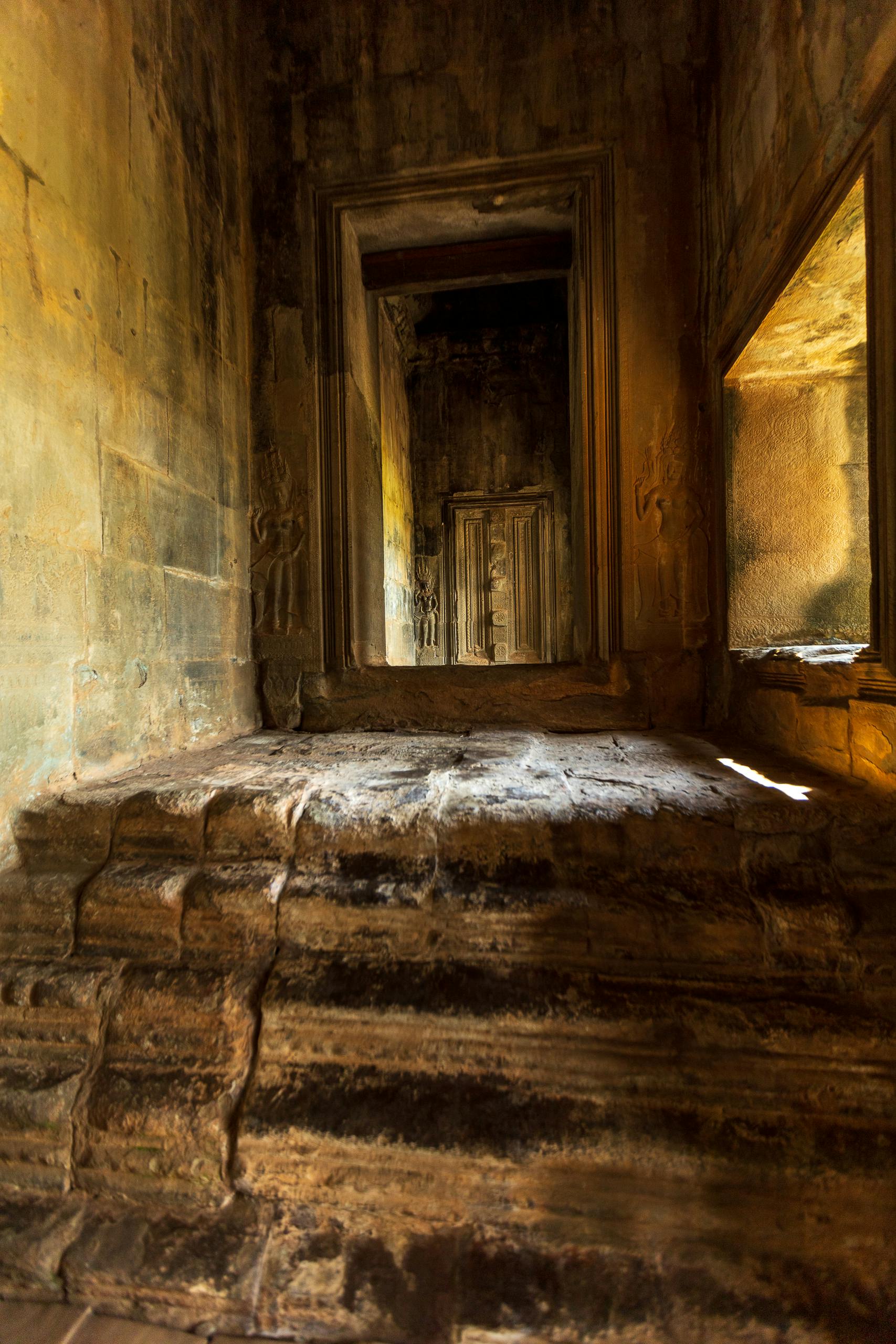 Stairs Inside Angkor Wat Temple · Free Stock Photo