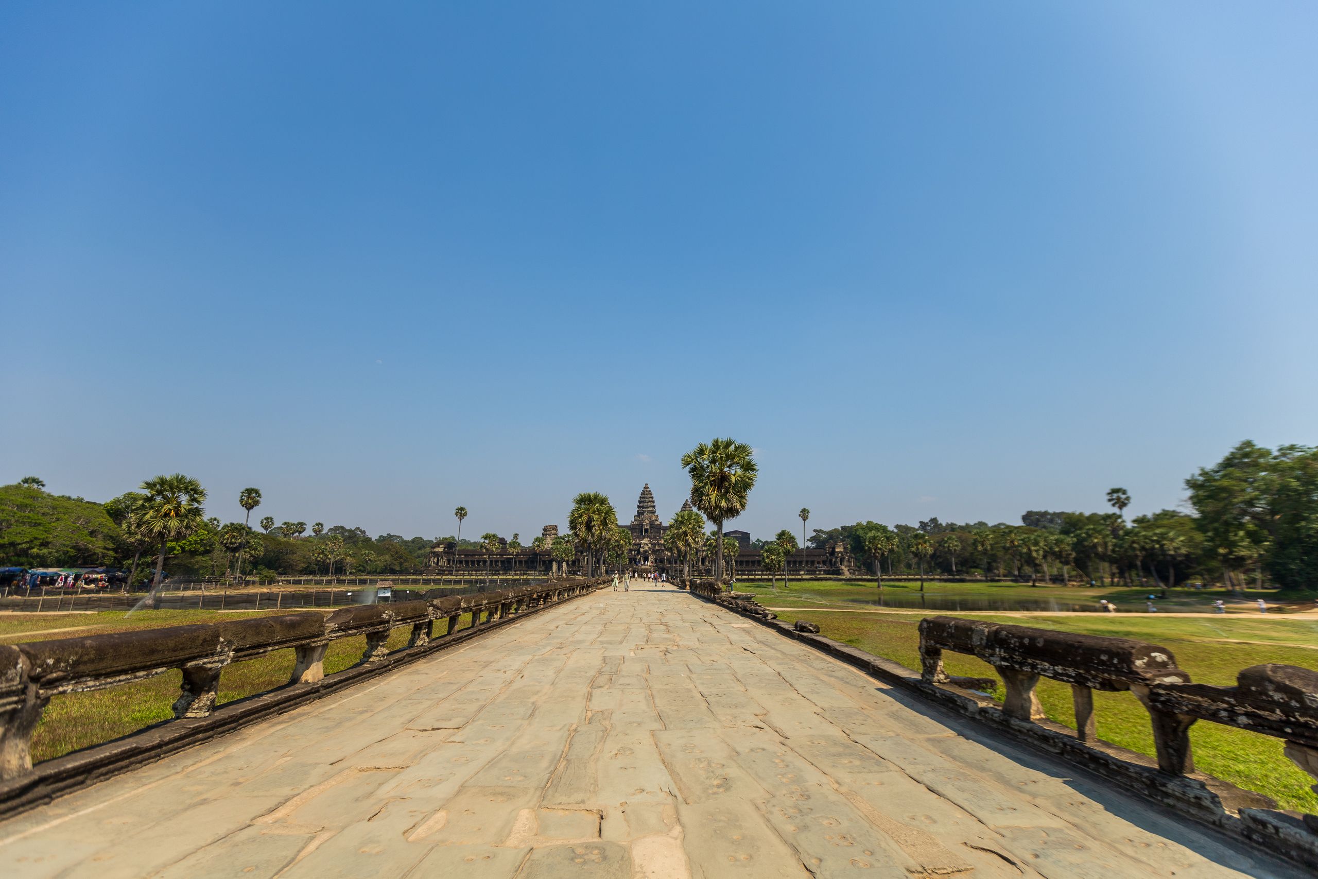 Cobbled Road to the Temple of Angkor Wat · Free Stock Photo
