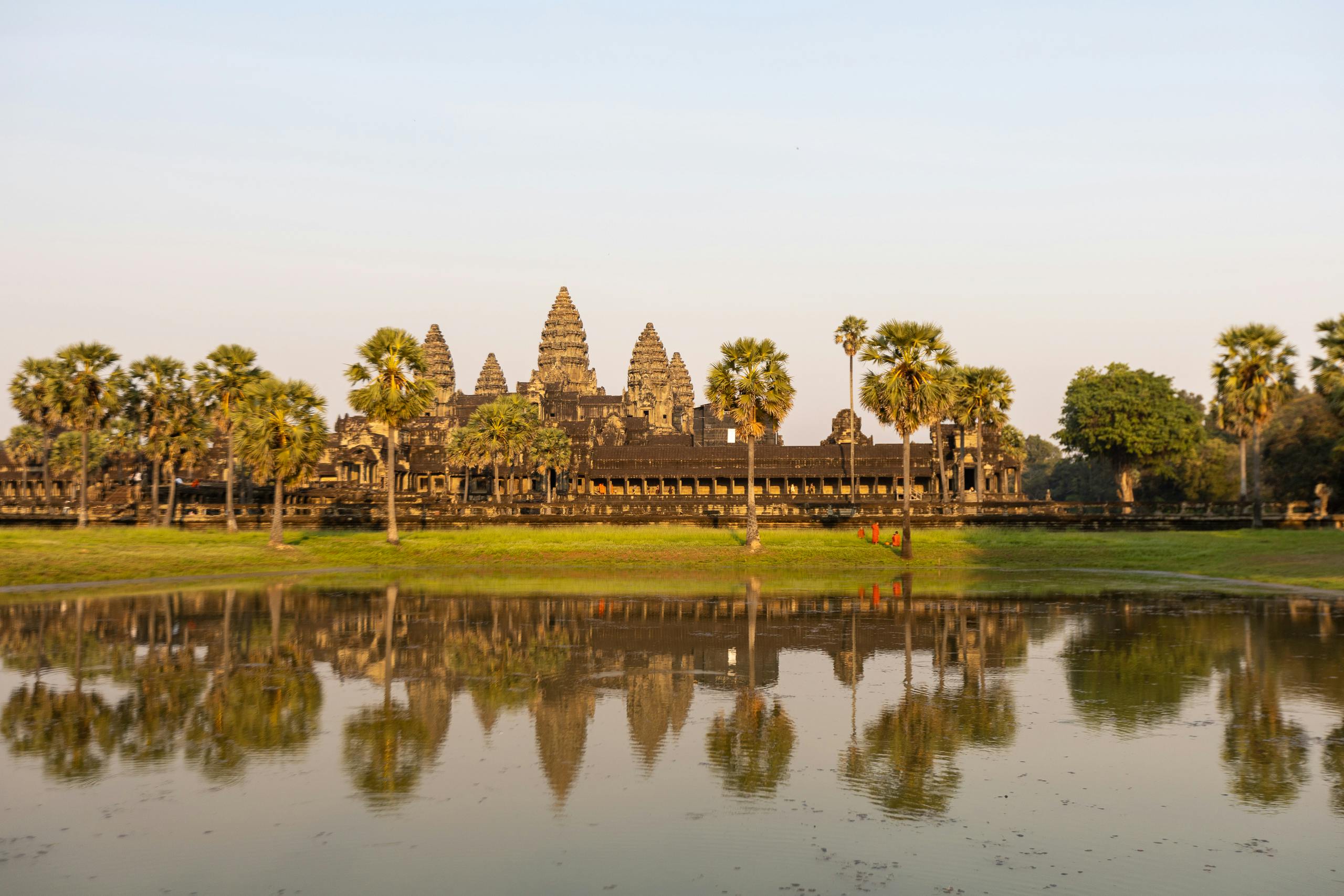 Angkor Wat Under Blue Sky · Free Stock Photo