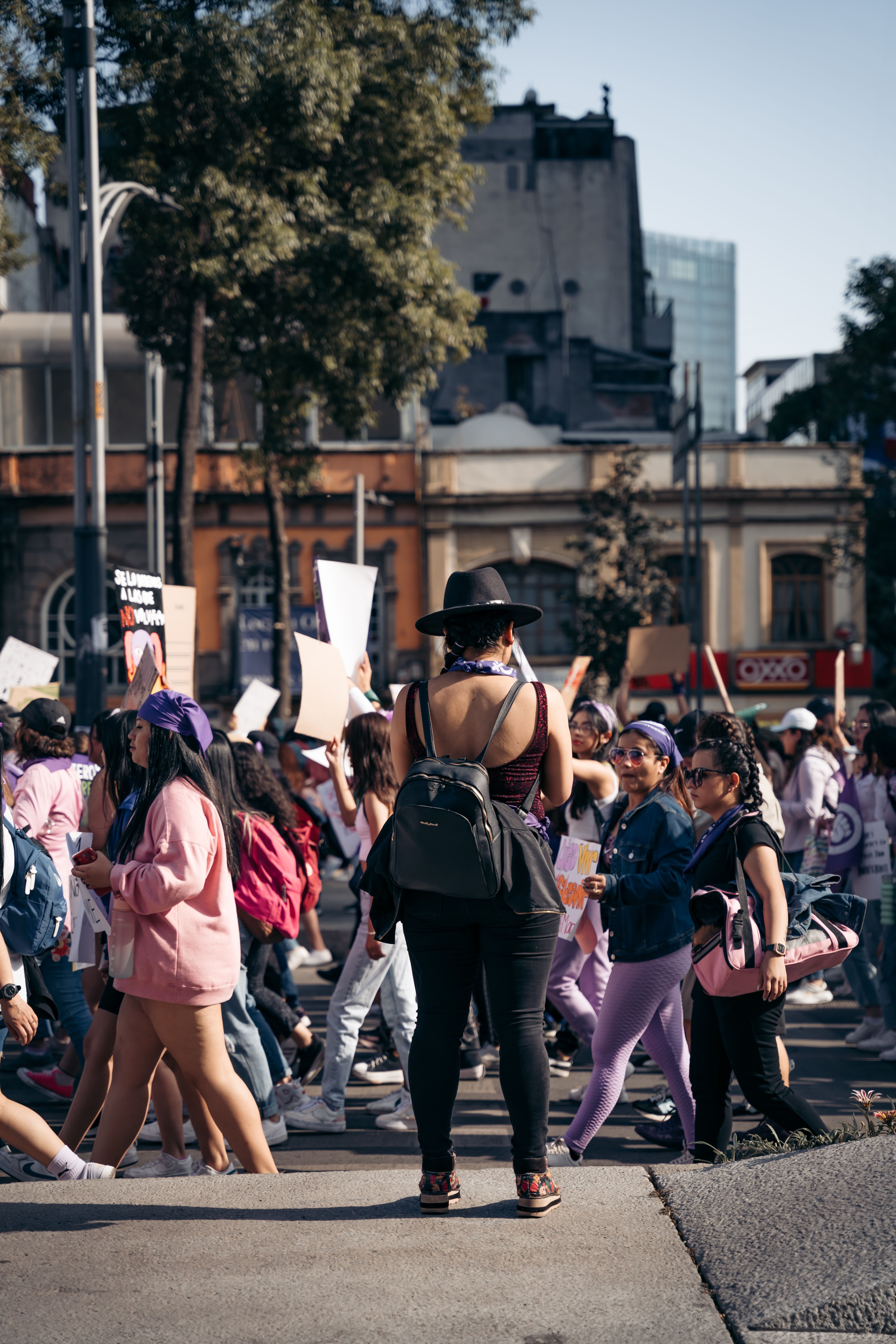 Women on a Demonstration on a Street · Free Stock Photo