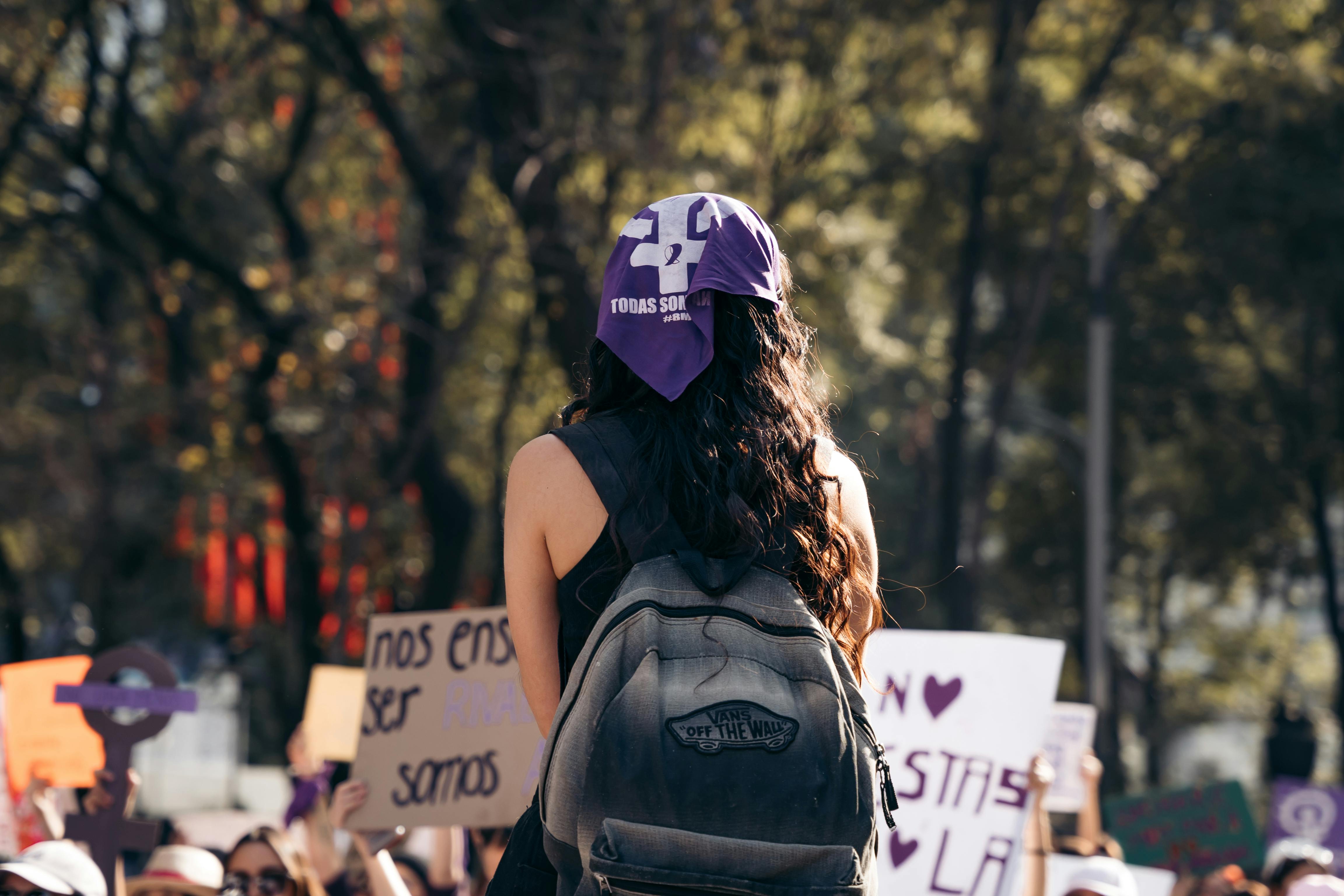 Women on a Demonstration on a Street · Free Stock Photo