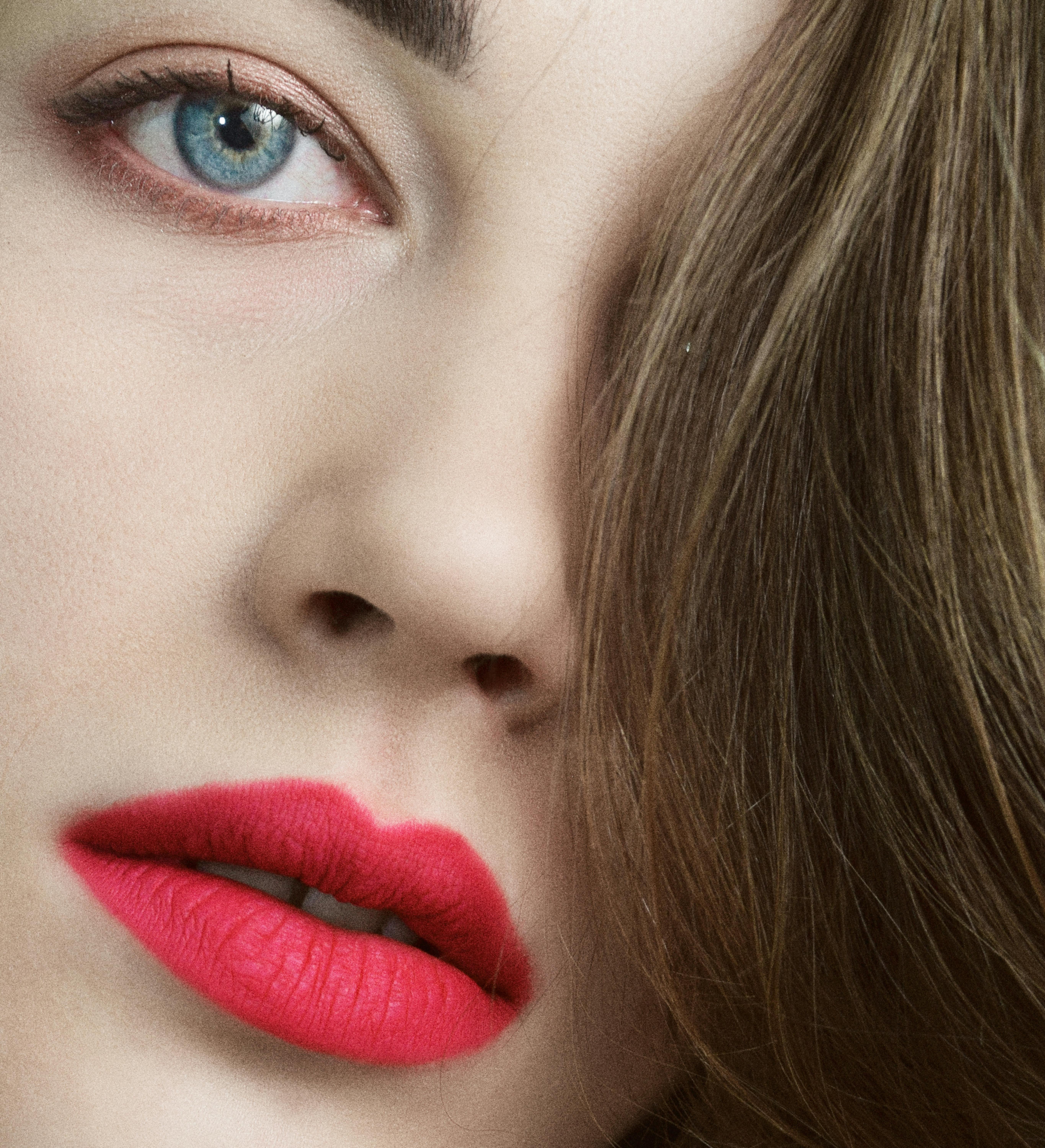 Lipstick on Woman Face · Free Stock Photo