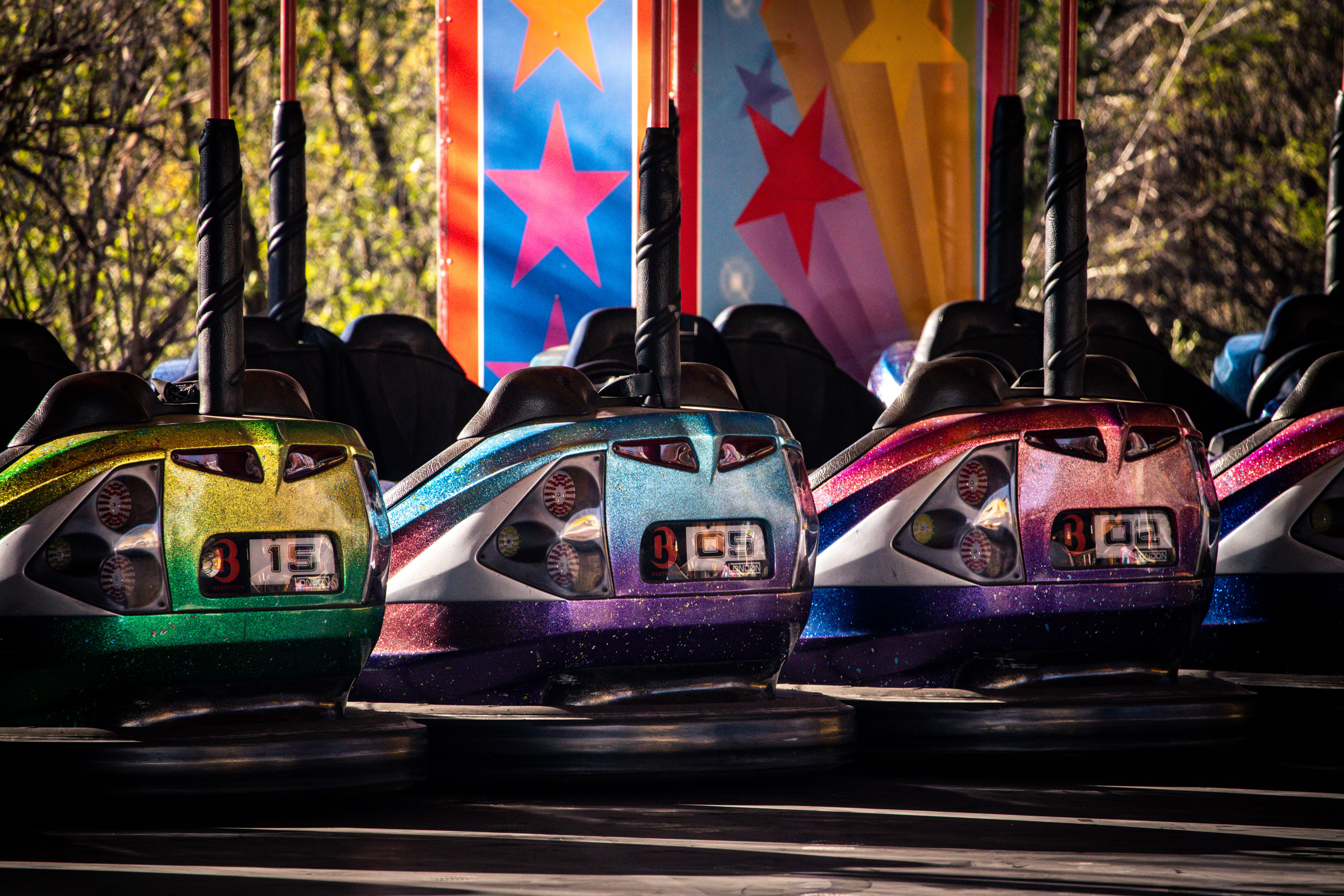 Empty Bumper Cars · Free Stock Photo